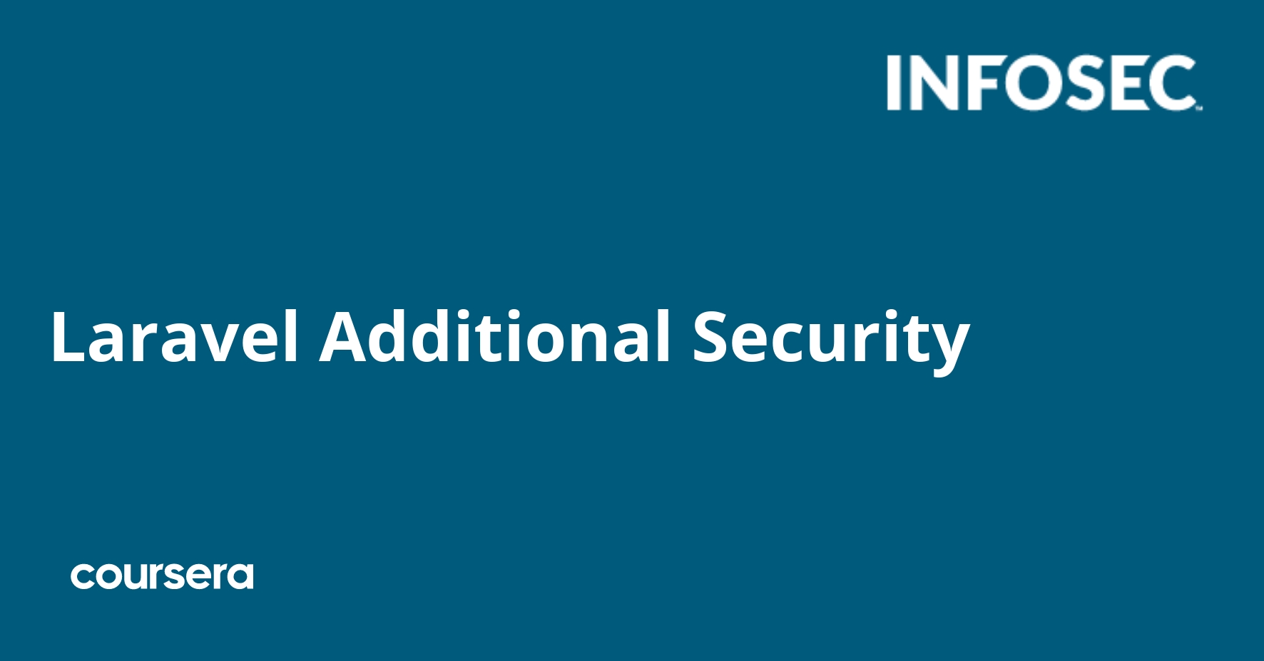 Laravel Additional Security | Coursera