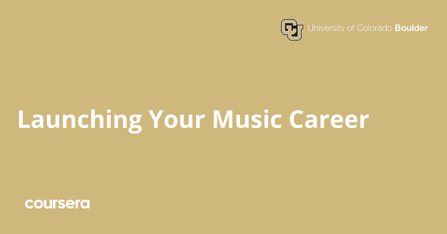 Launching Your Music Career | Coursera
