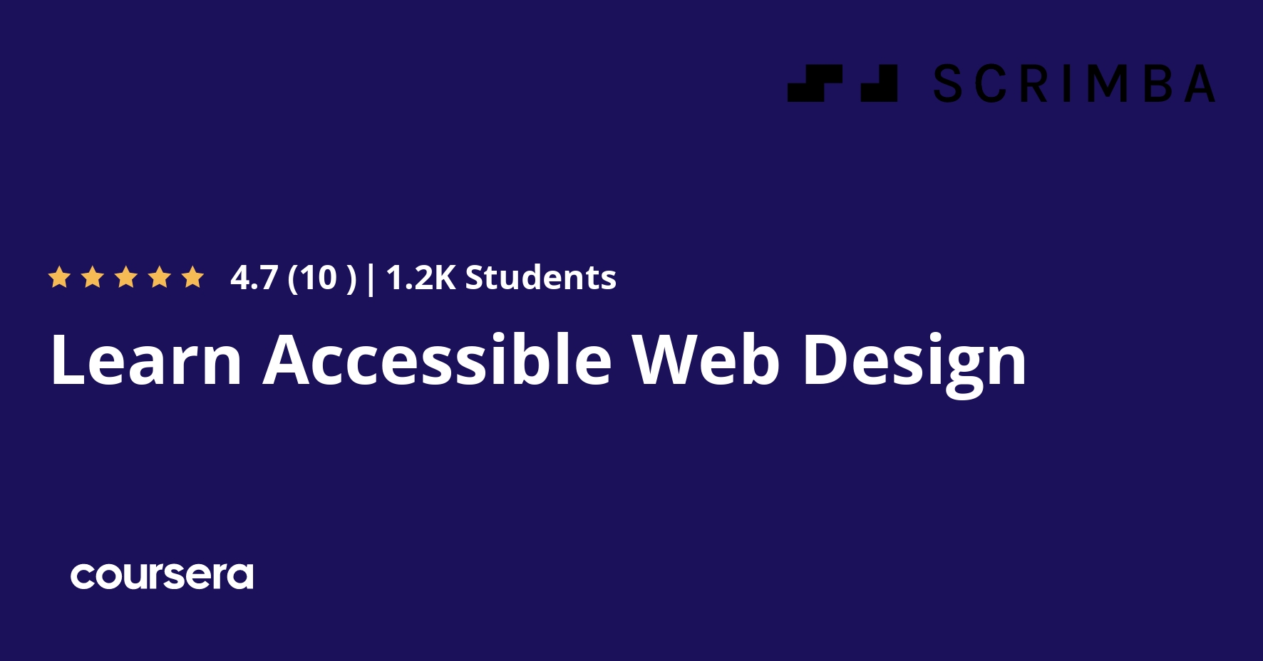 Learn Accessible Web Design | Coursera