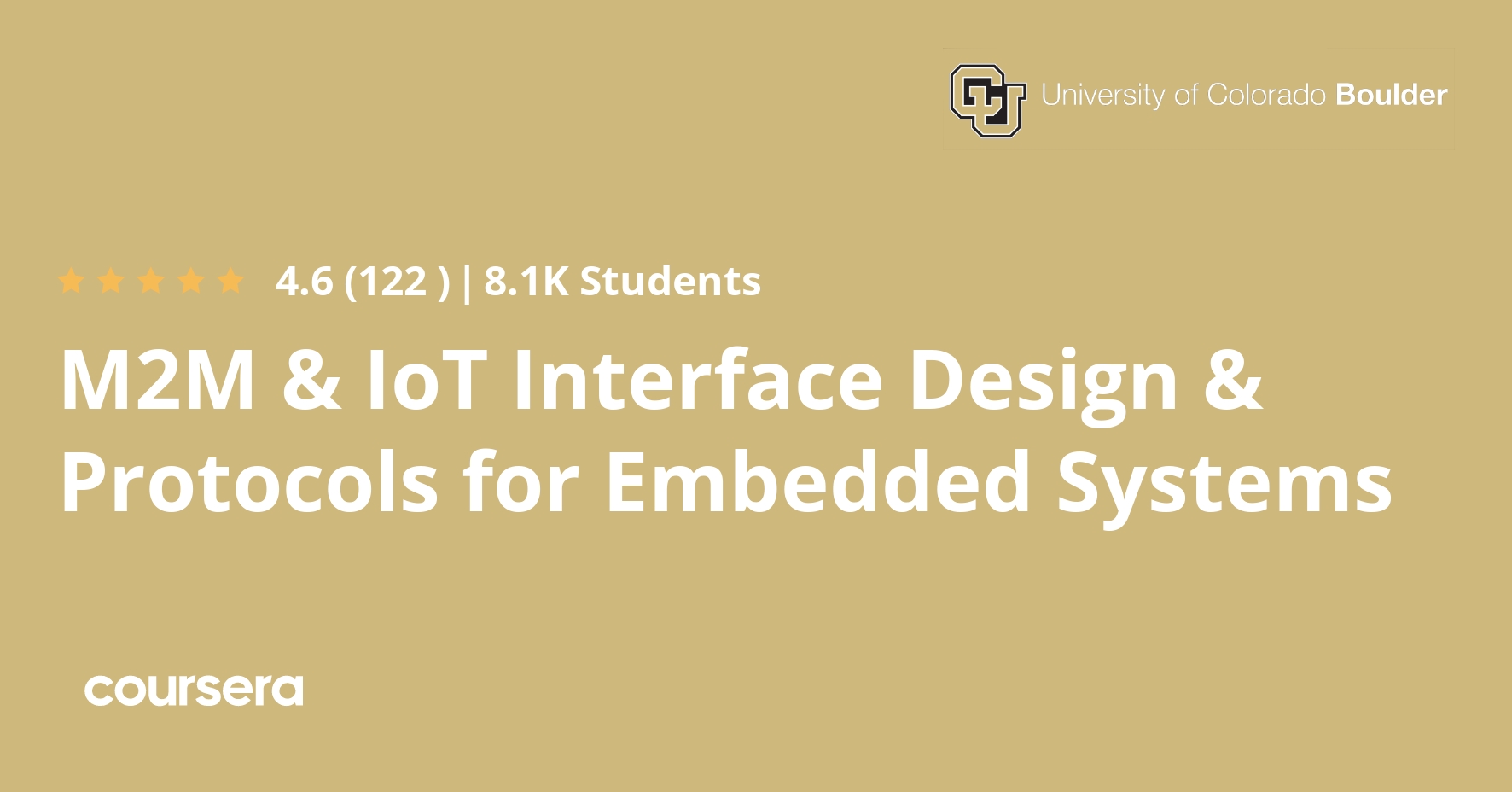 M2M & IoT Interface Design & Protocols for Embedded Systems | Coursera M2M & IoT Interface Design & Protocols for Embedded Systems | Coursera