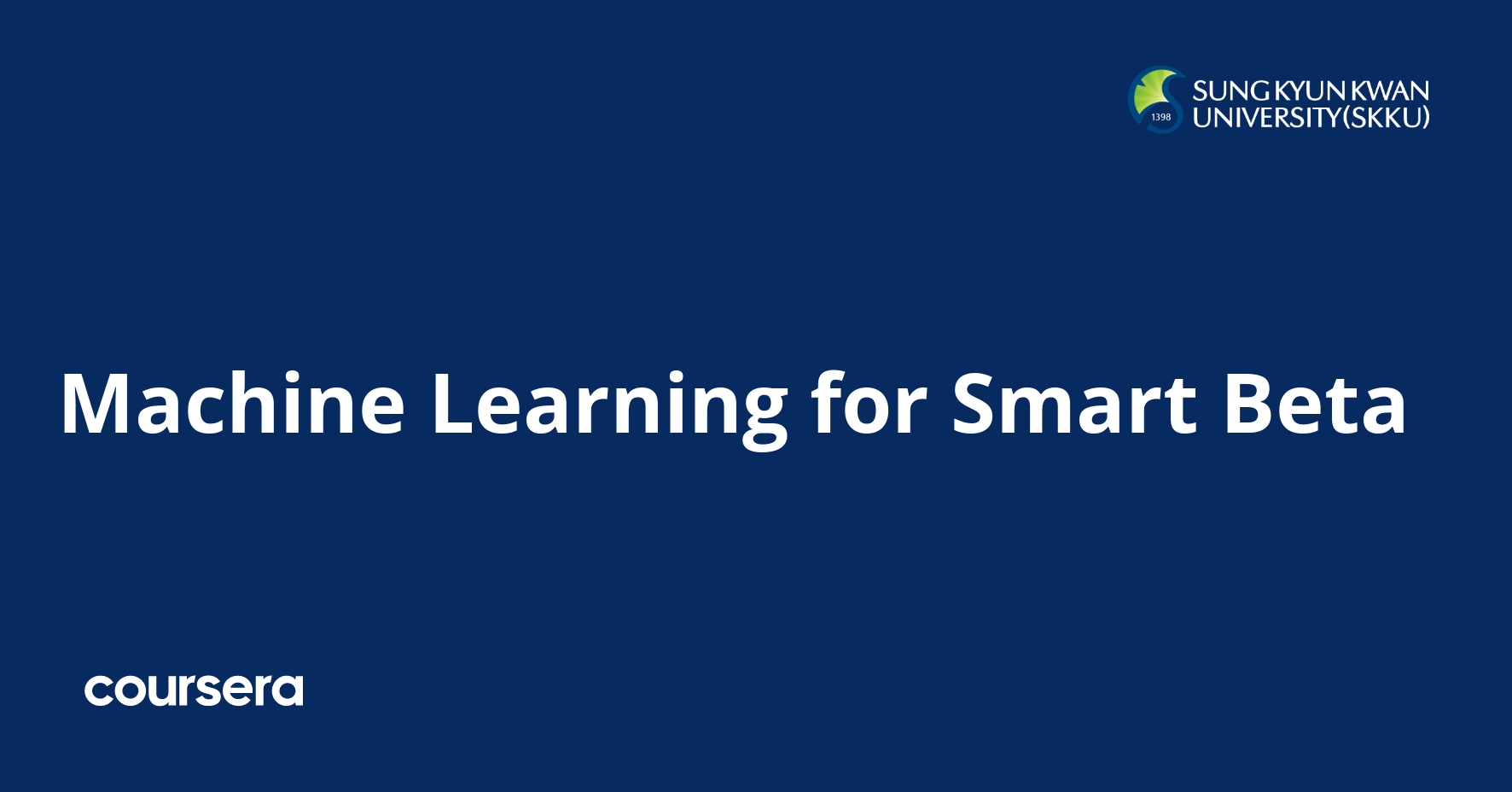 Machine Learning for Smart Beta | Coursera