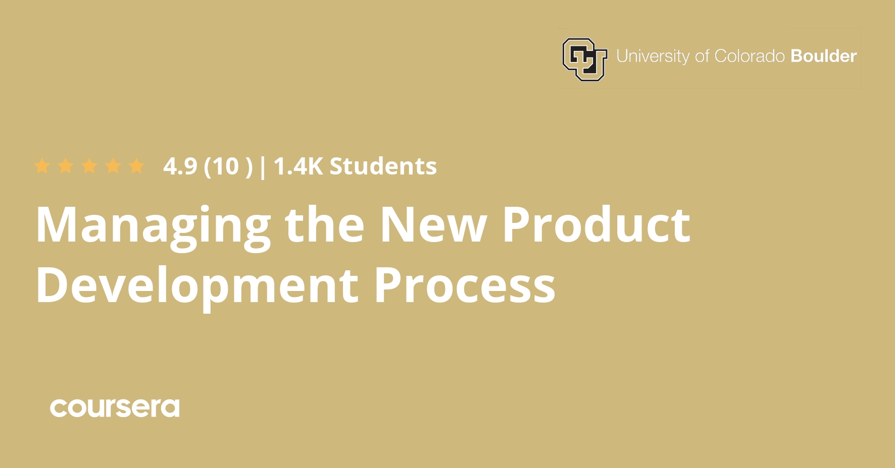 Managing the New Product Development Process | Coursera
