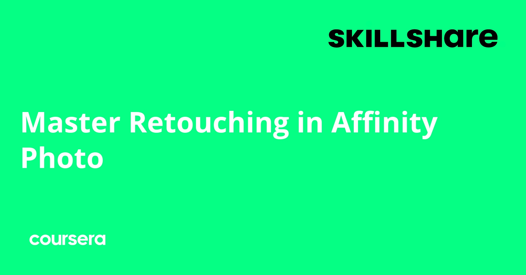 Master Retouching in Affinity Photo | Coursera