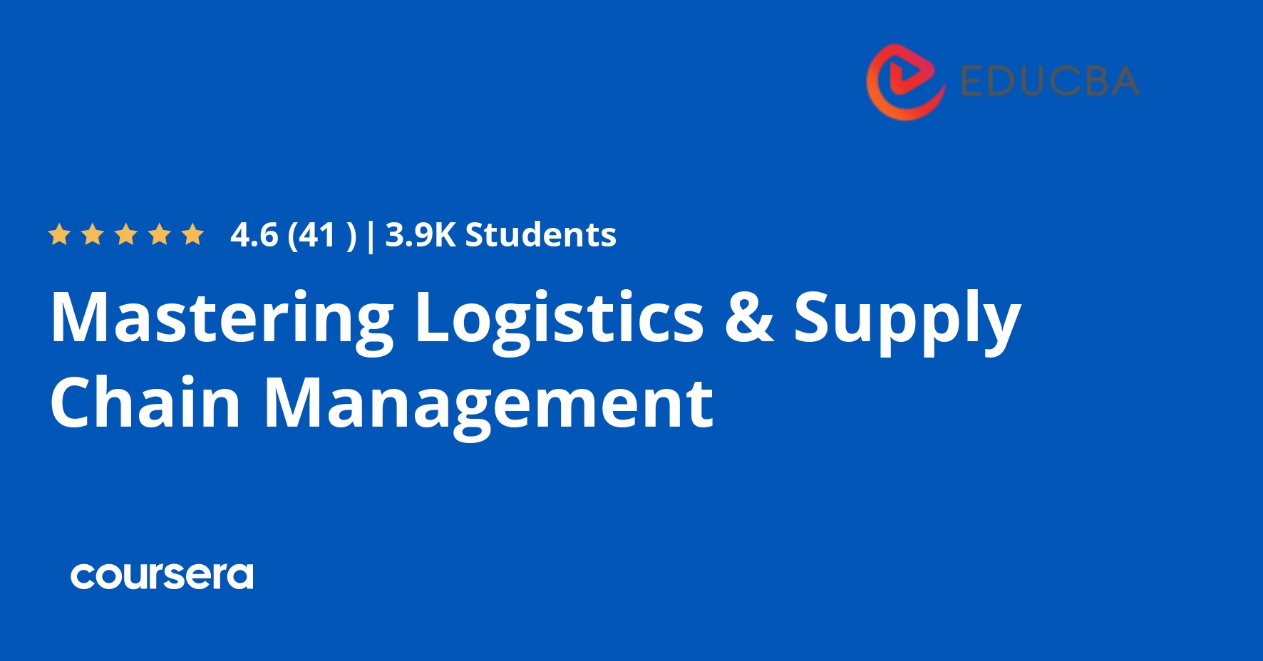 Mastering Logistics & Supply Chain Management | Coursera