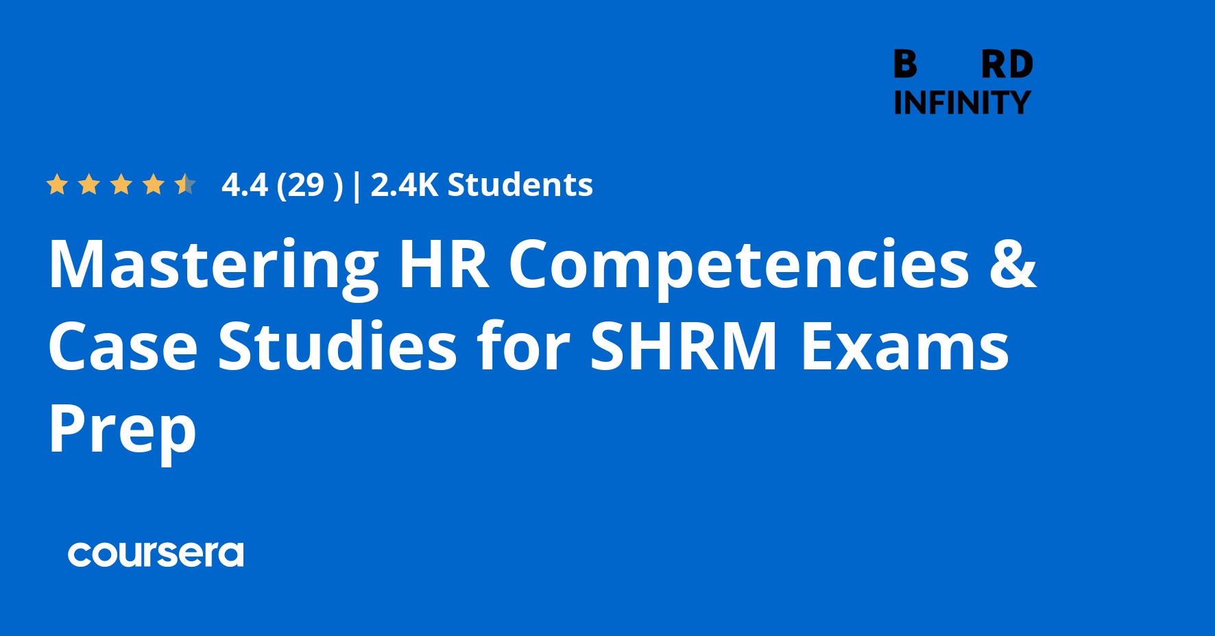 Mastering HR Competencies & Case Studies for SHRM Exams Prep | Coursera