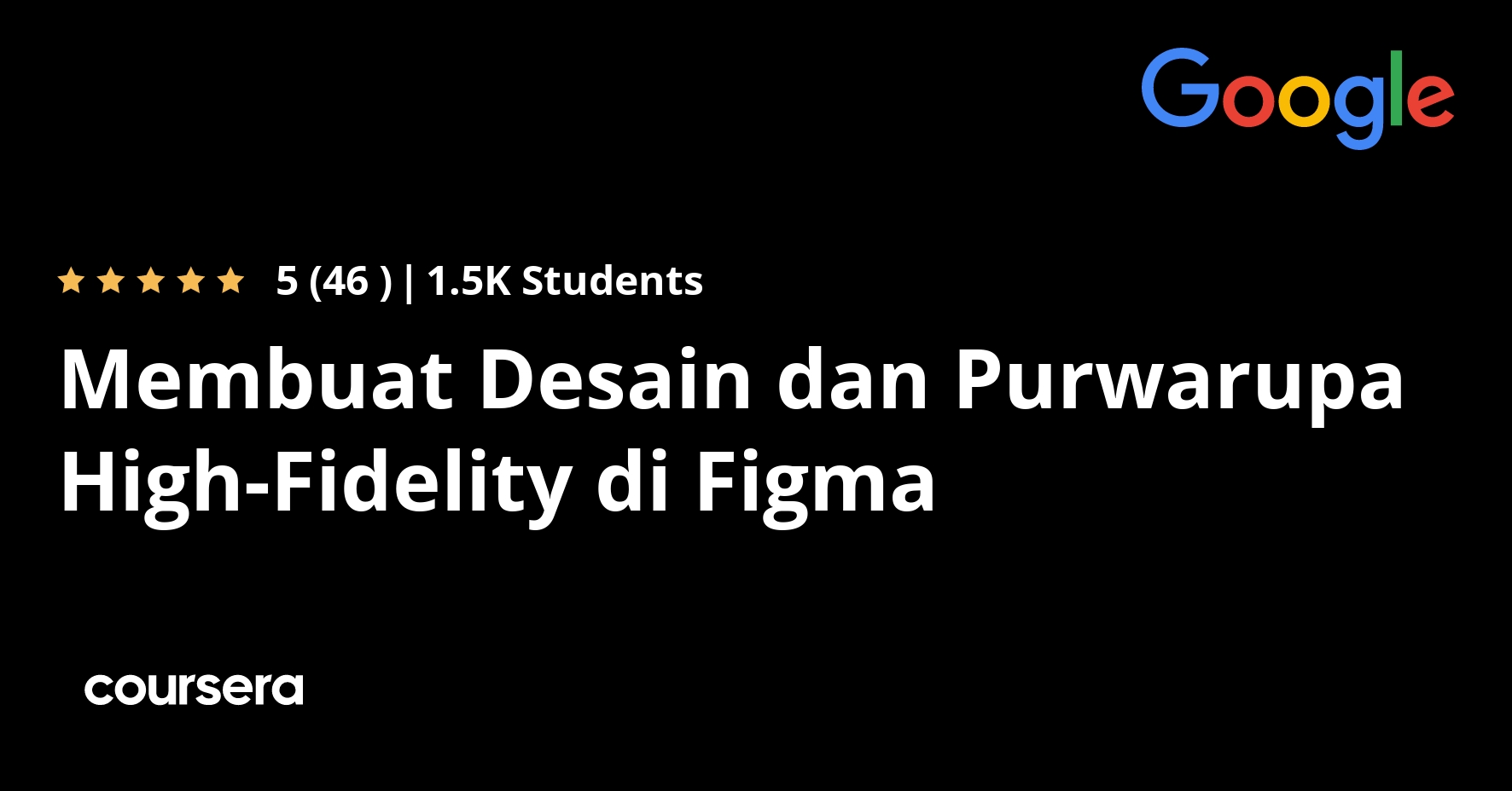 Membuat Desain dan Purwarupa High-Fidelity di Figma | Coursera