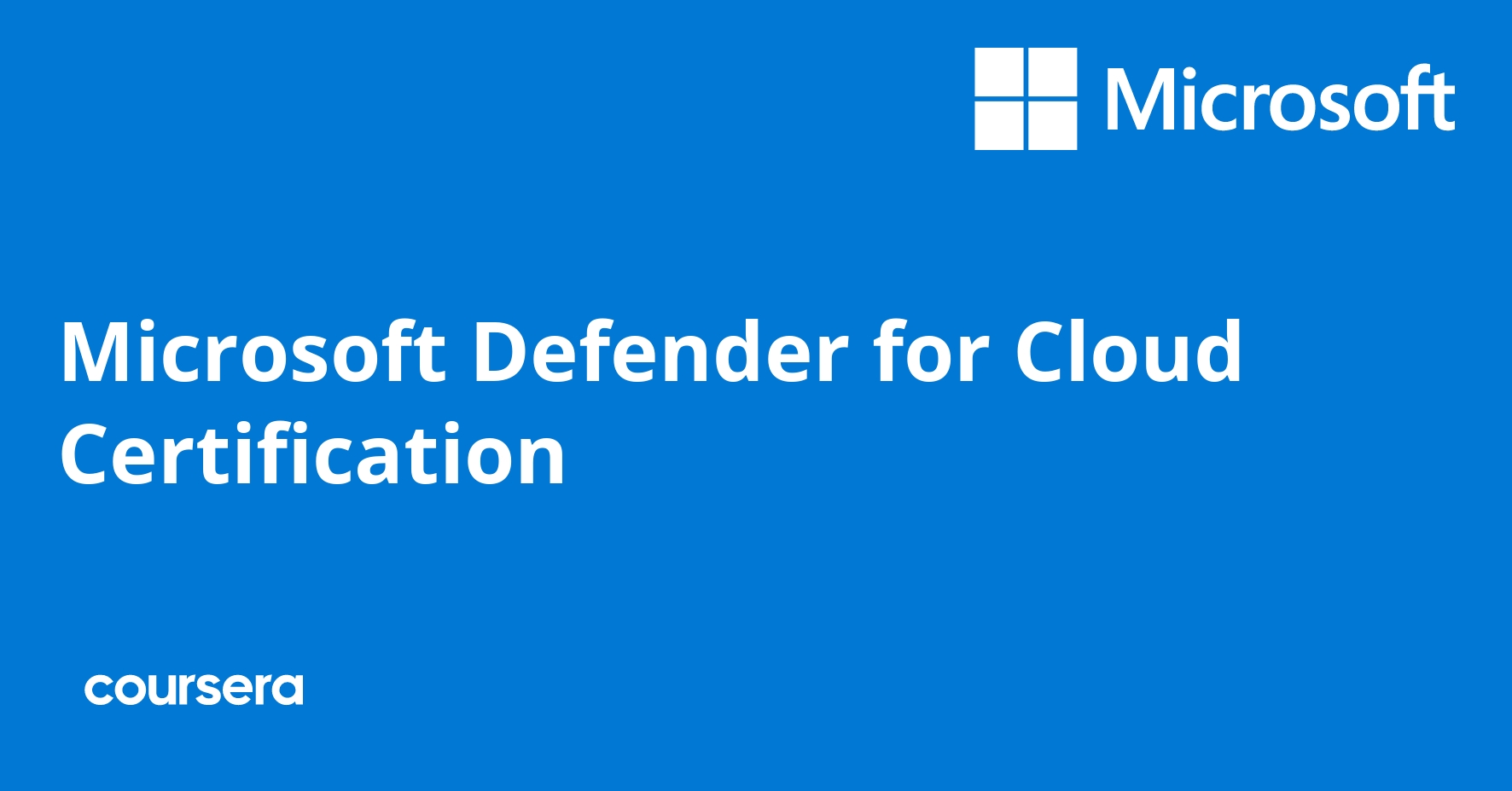 Microsoft Defender For Cloud Certification Coursera