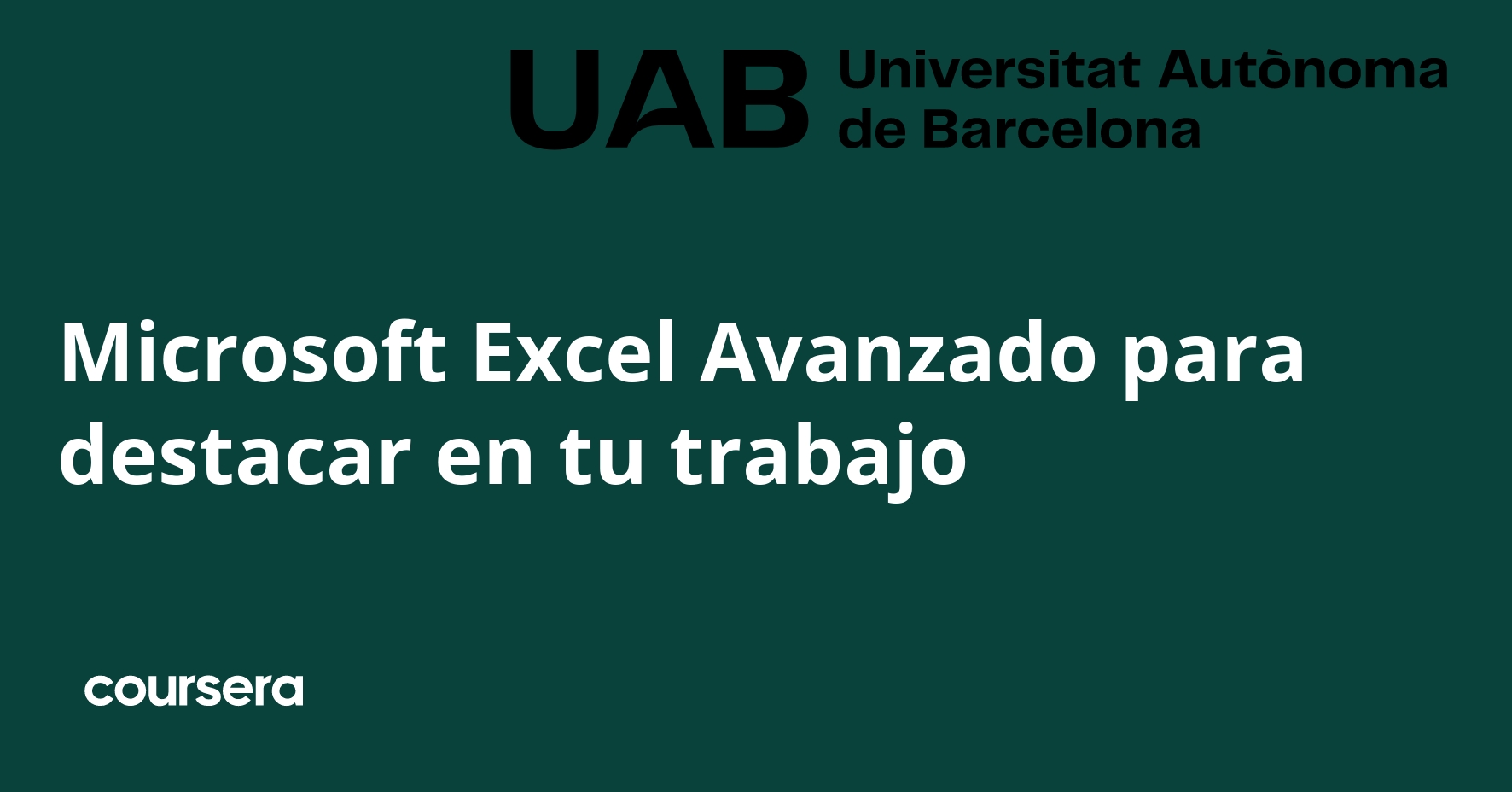 Microsoft Excel Avanzado para destacar en tu trabajo | Coursera