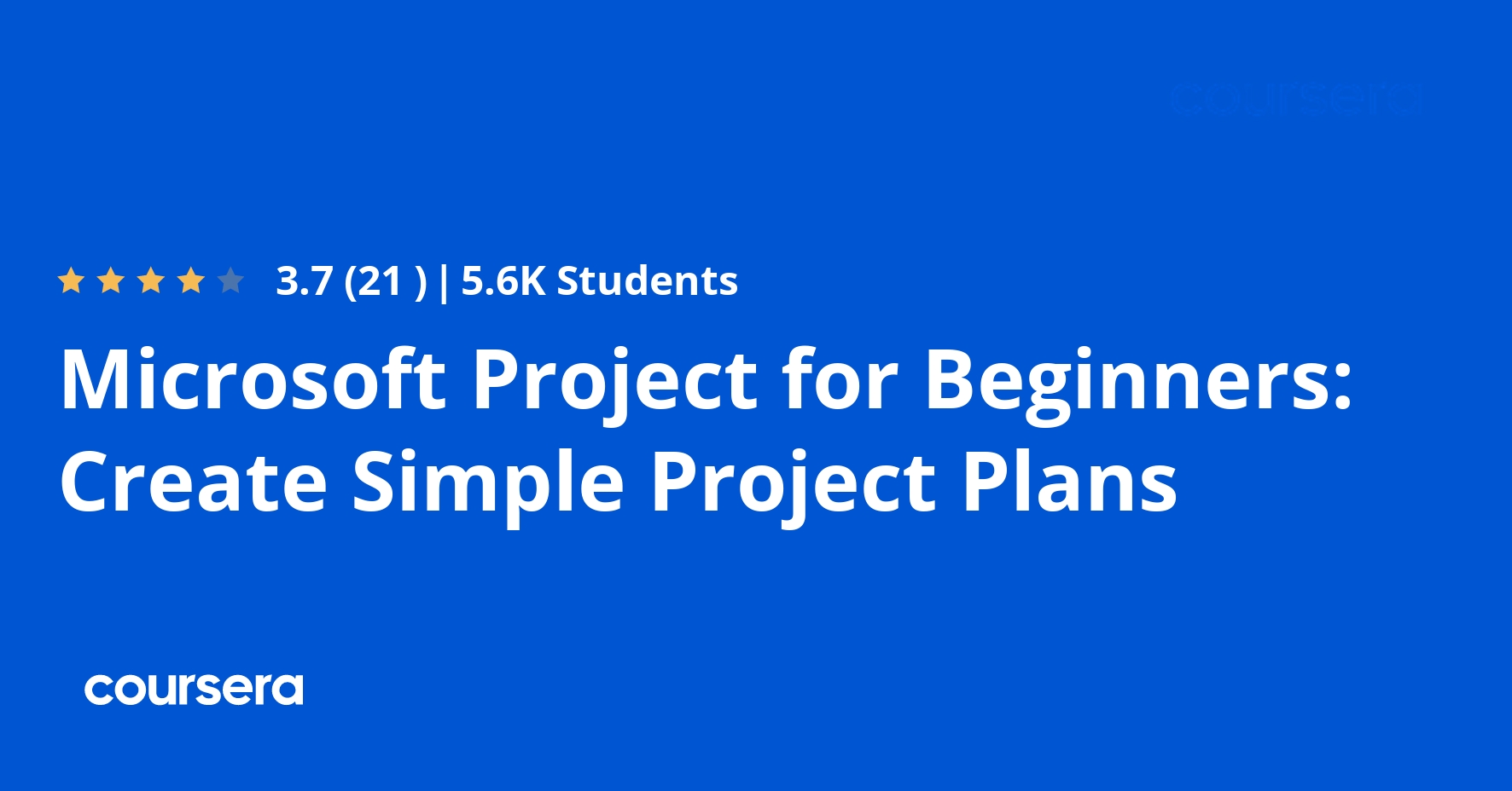 Microsoft Project for Beginners: Create Simple Project Plans