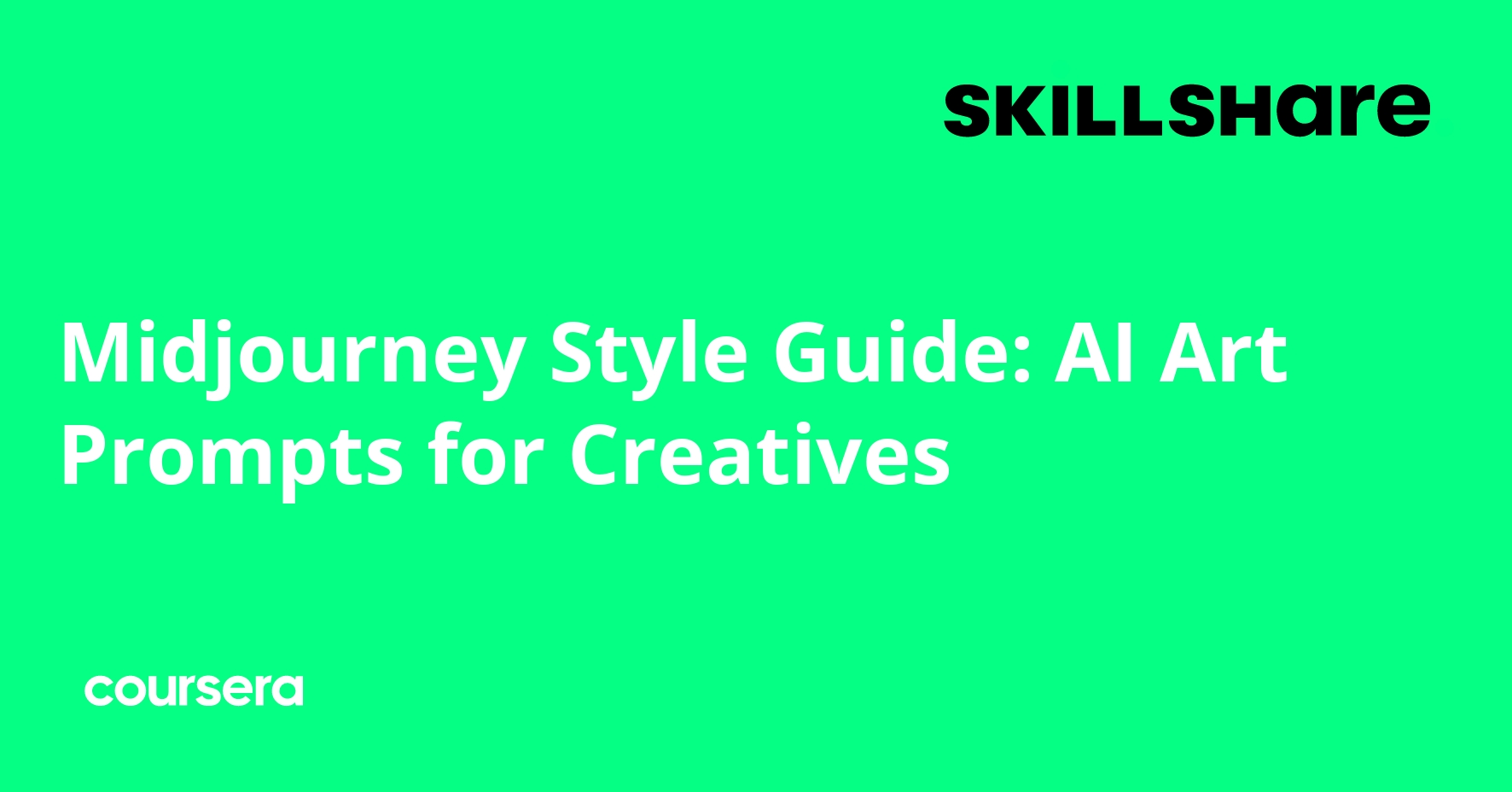 Midjourney Style Guide: AI Art Prompts for Creatives | Coursera
