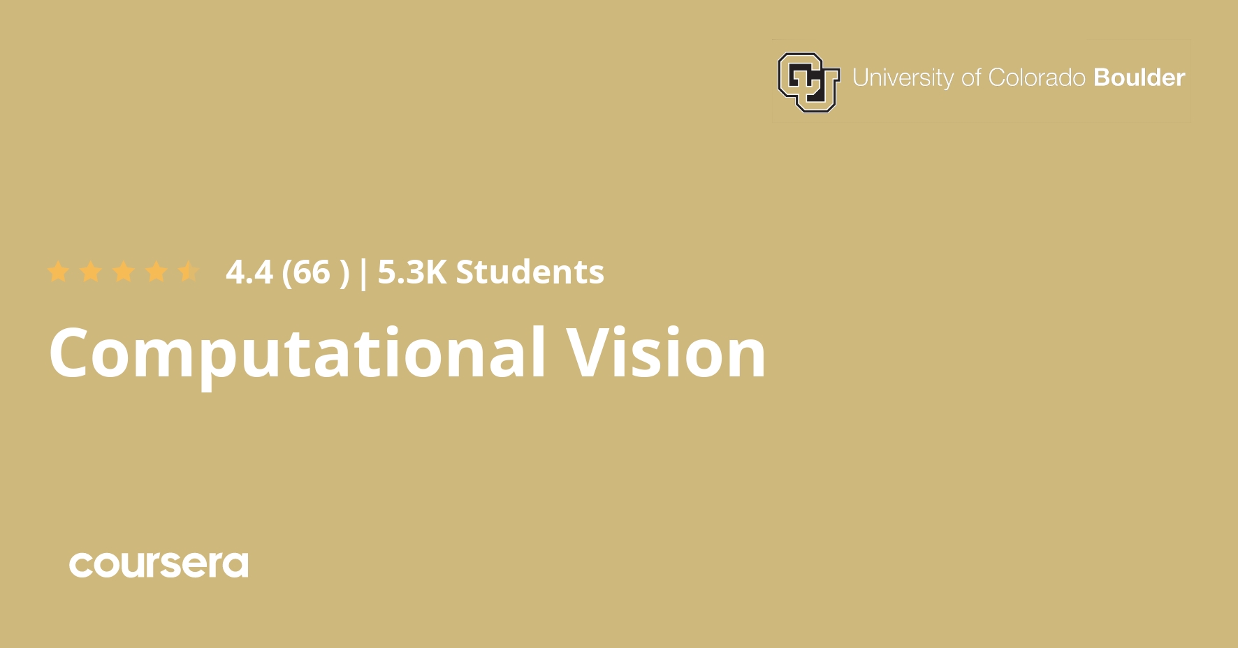 Computational Vision | Coursera