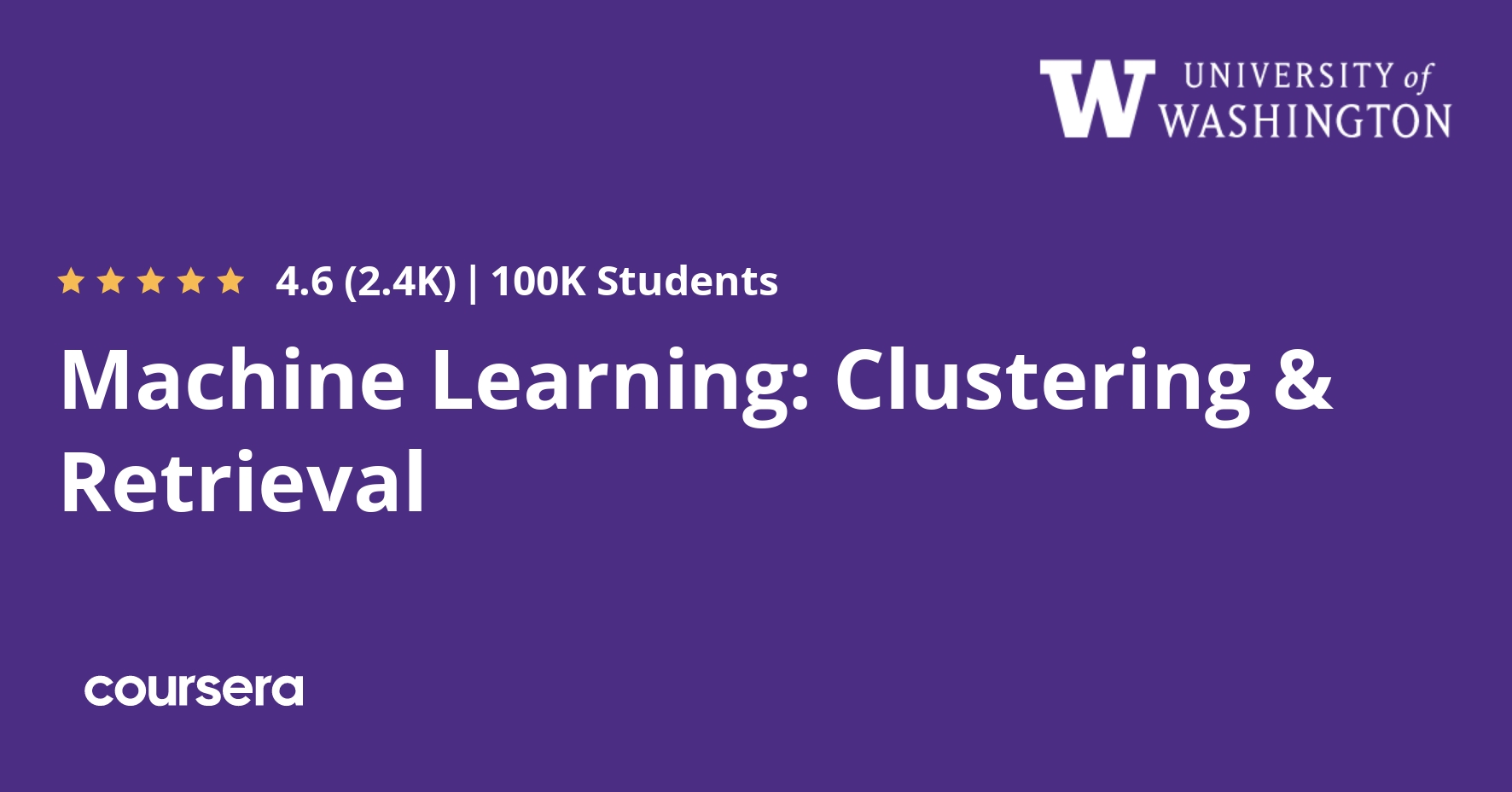 Machine Learning: Clustering & Retrieval | Coursera