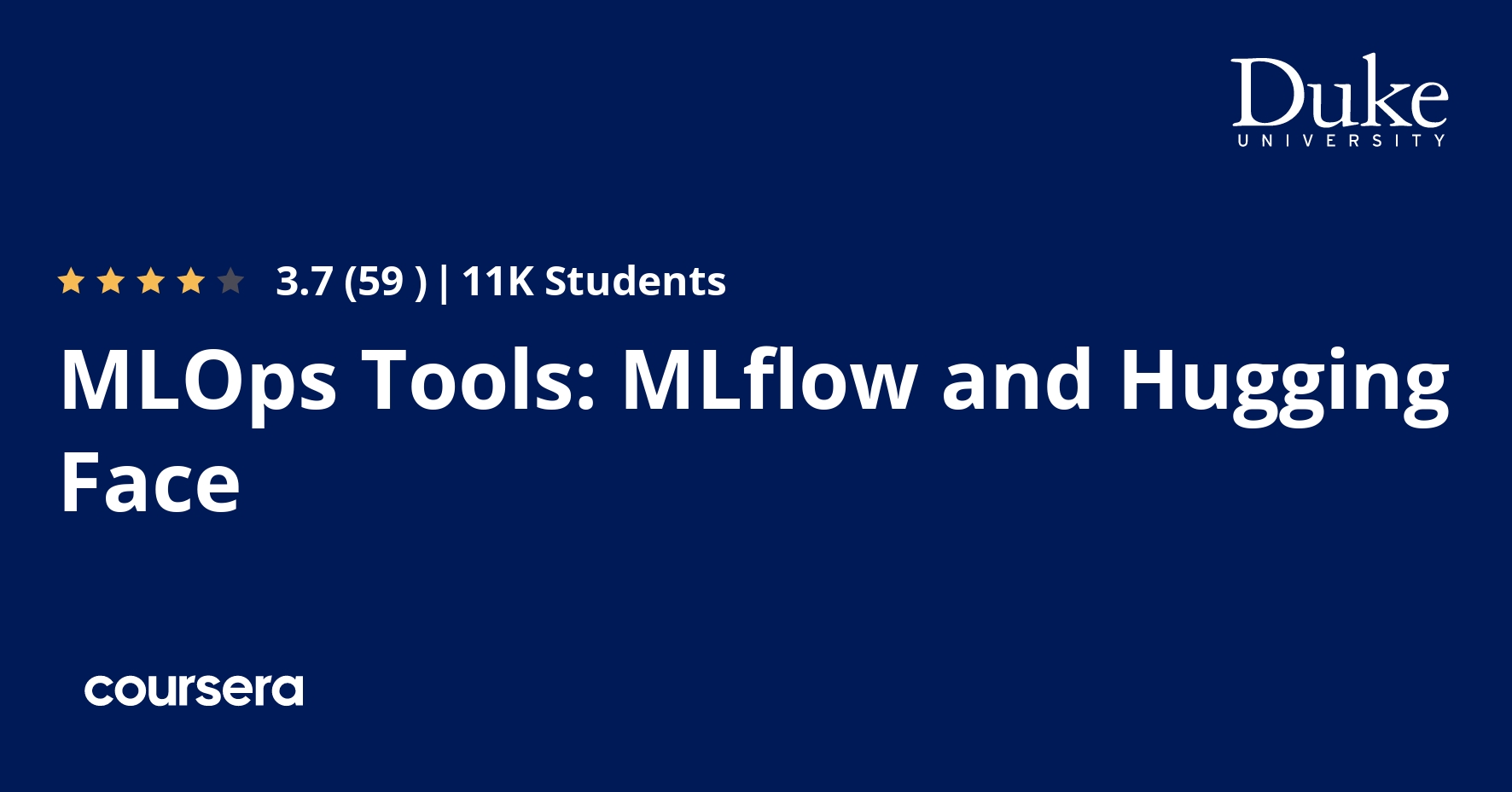 MLOps Tools: MLflow and Hugging Face | Coursera