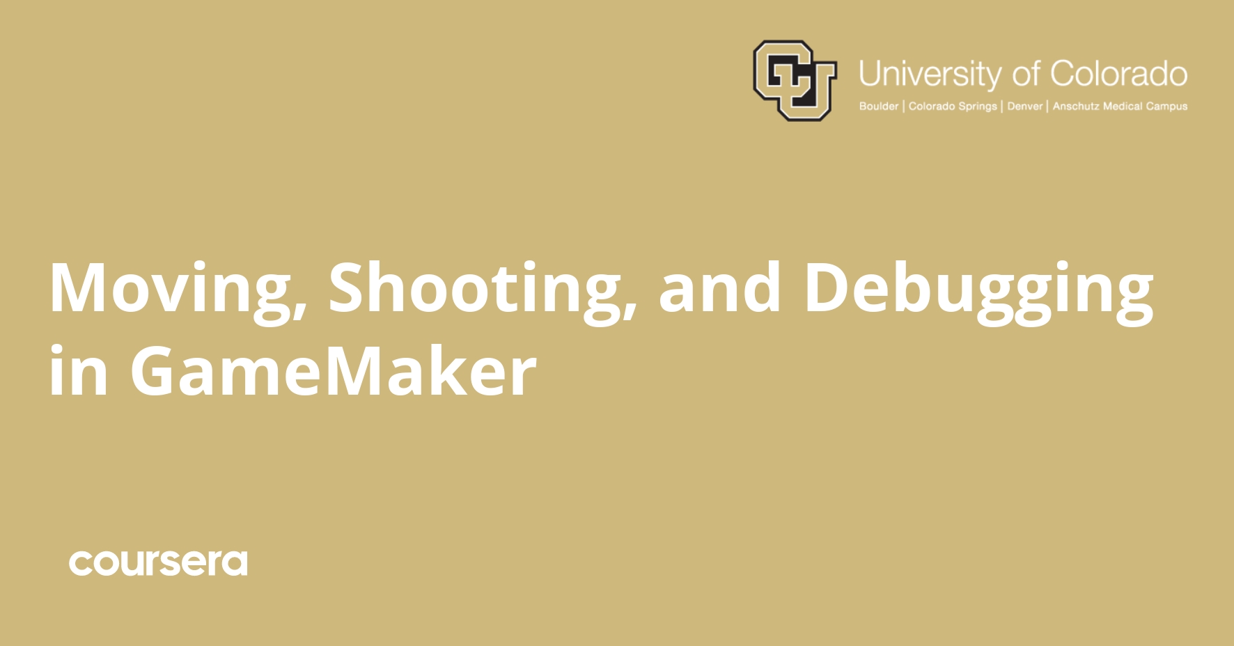 Moving, Shooting, and Debugging in GameMaker | Coursera Moving, Shooting, and Debugging in GameMaker | Coursera
