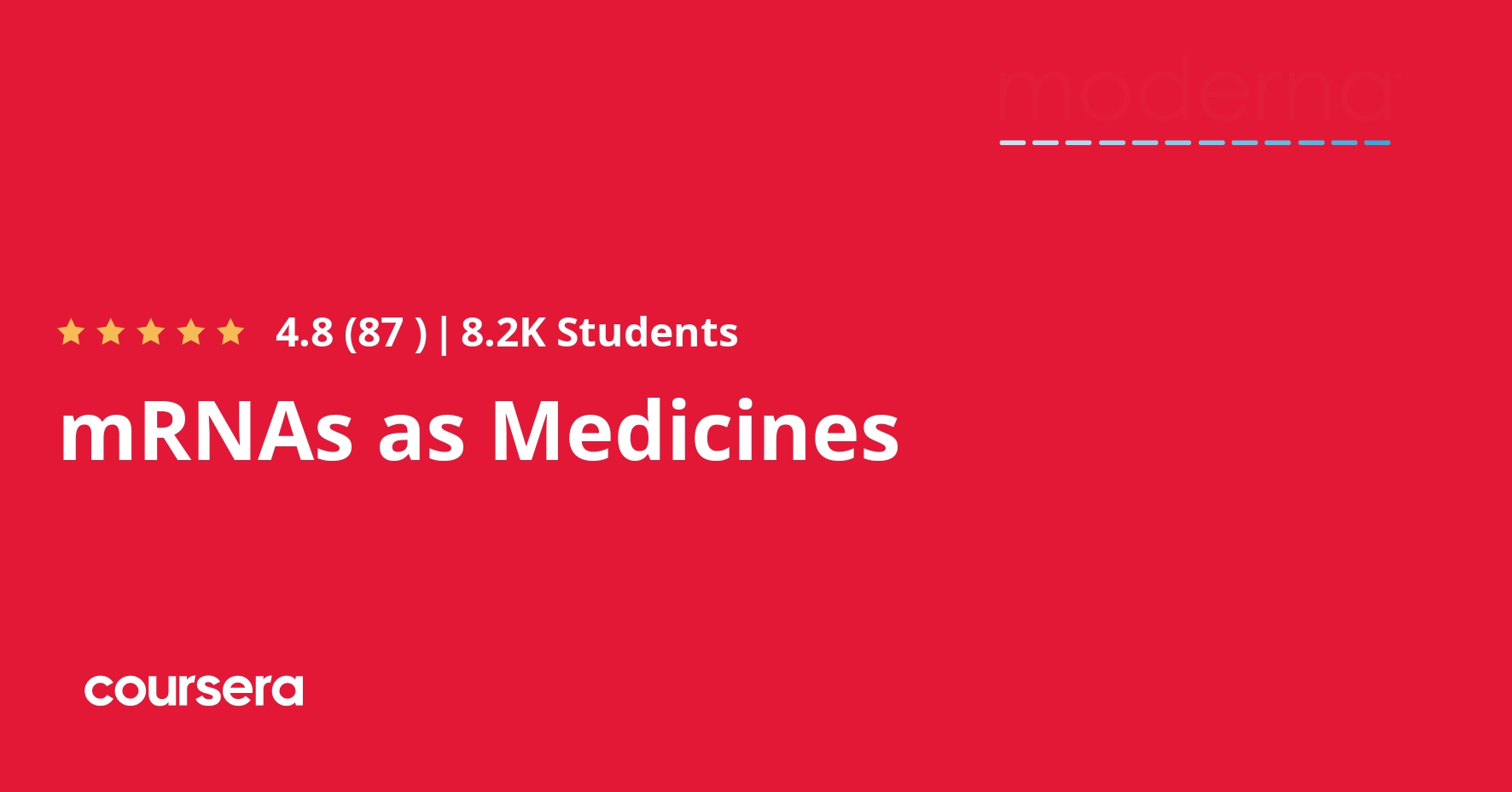 mRNAs as Medicines | Coursera