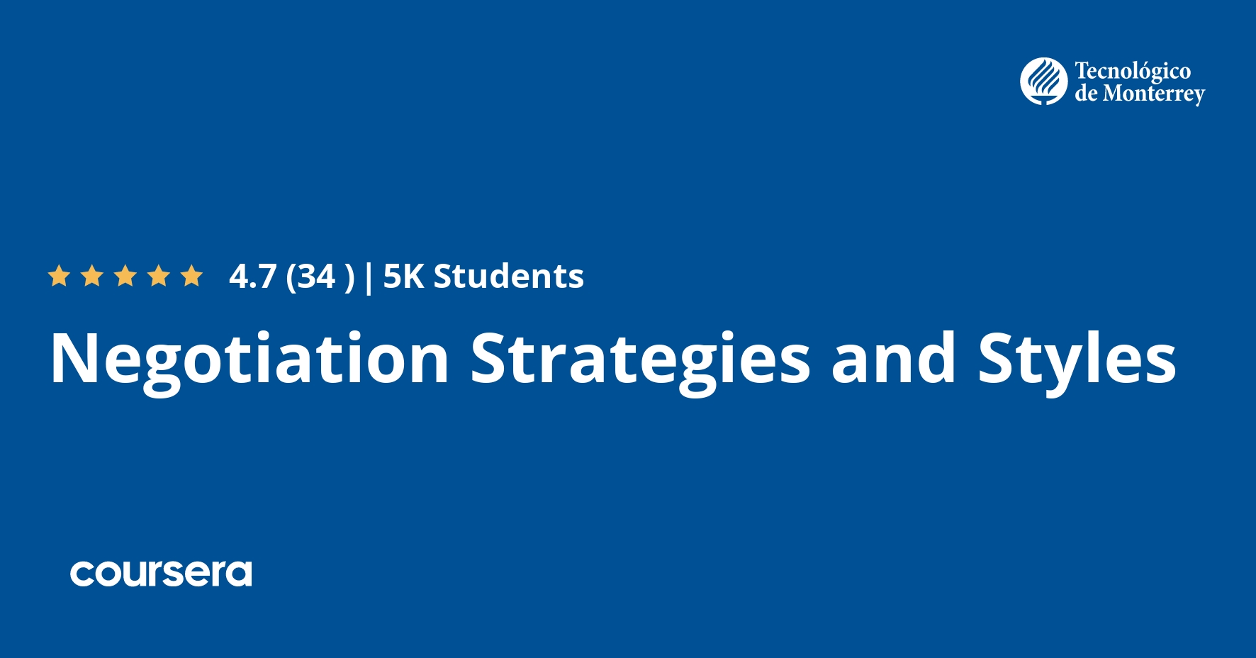 Negotiation Strategies and Styles | Coursera