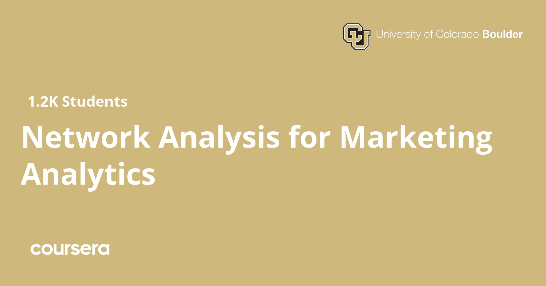 Network Analysis for Marketing Analytics | Coursera