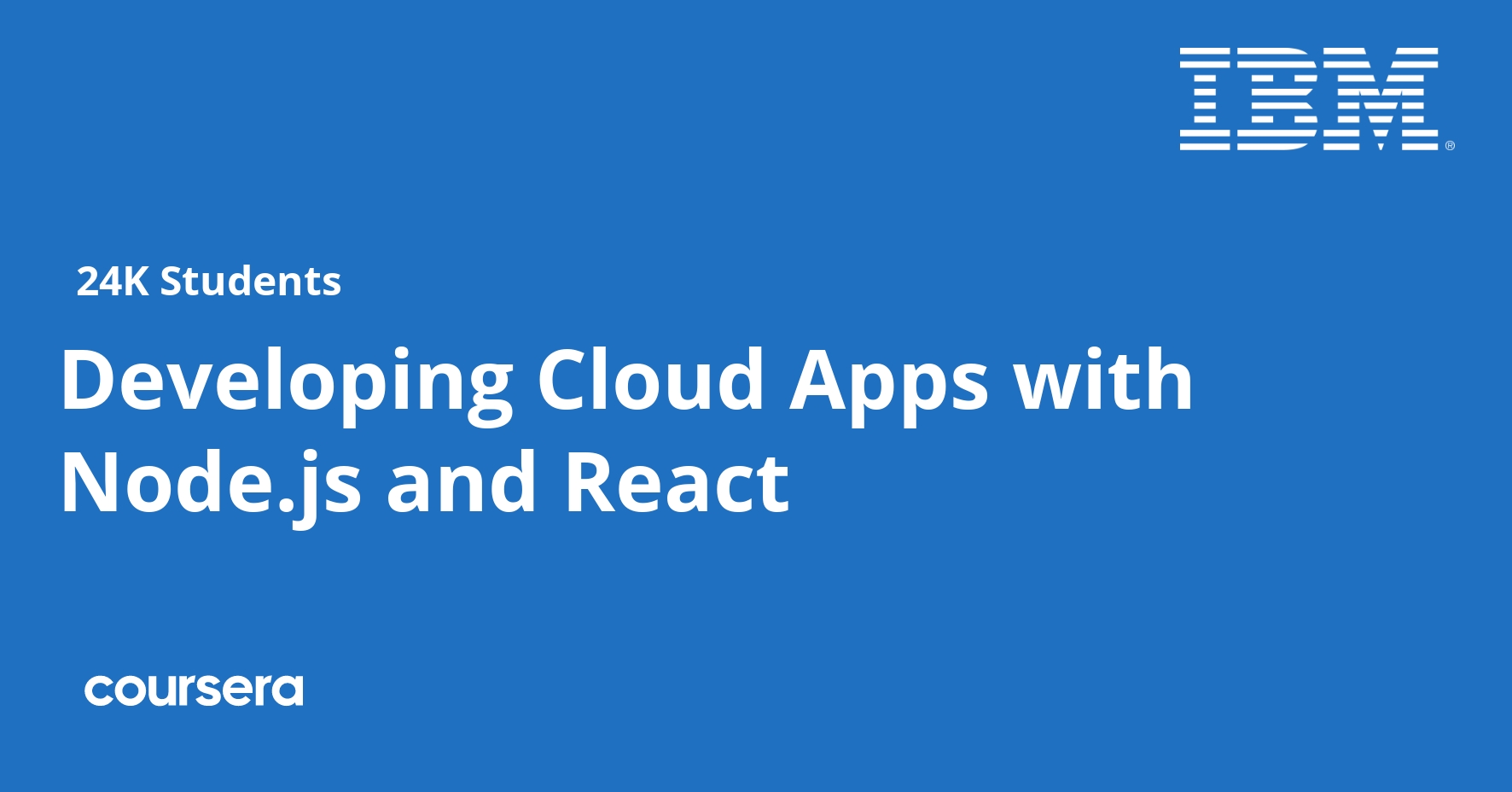 Developing Cloud Apps with Node.js and React | Coursera
