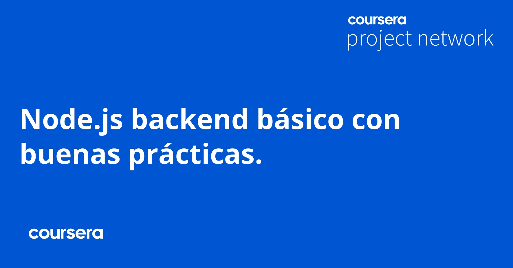 Node.js backend básico con buenas prácticas.