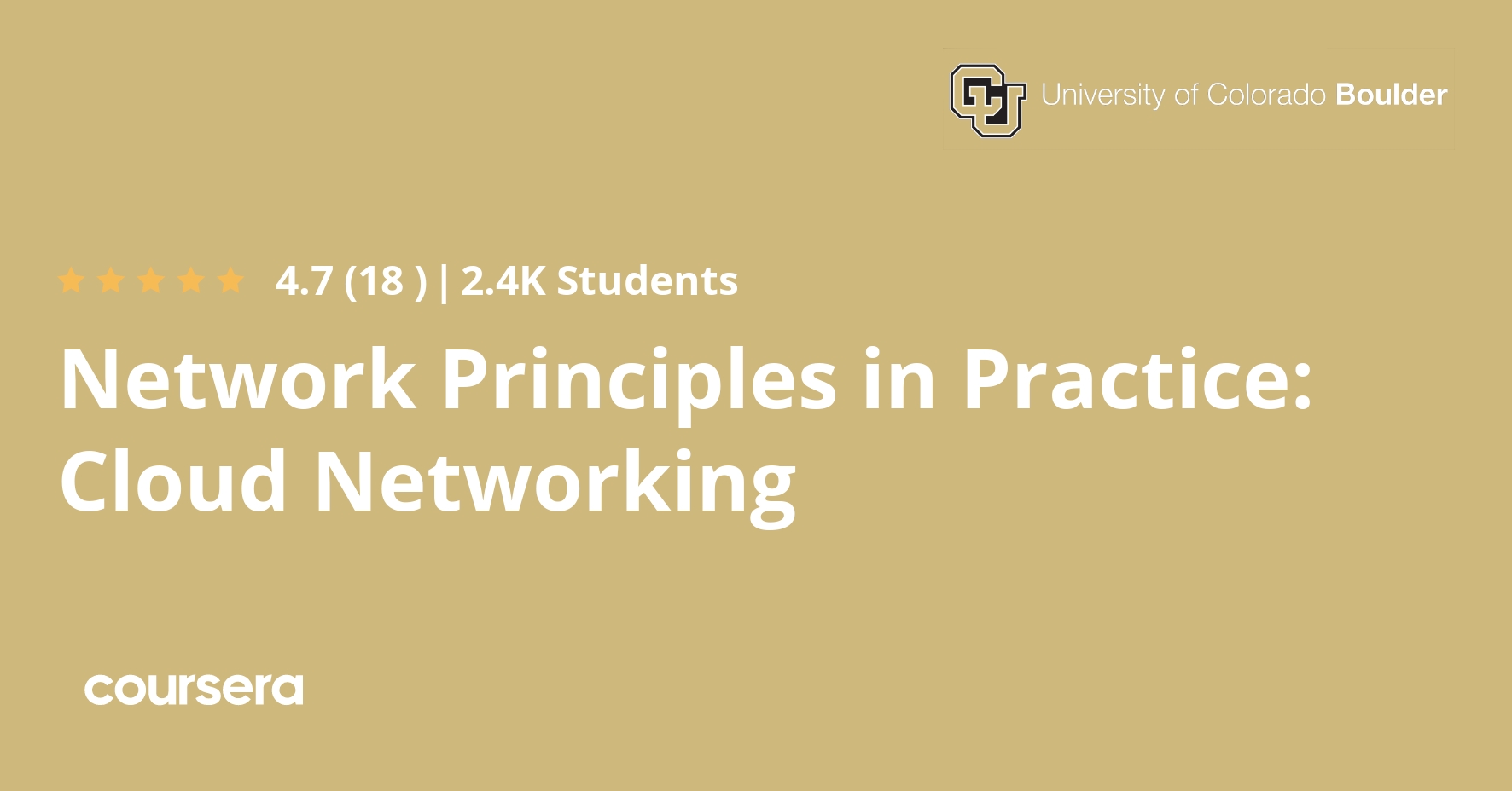 Network Principles in Practice: Cloud Networking | Coursera