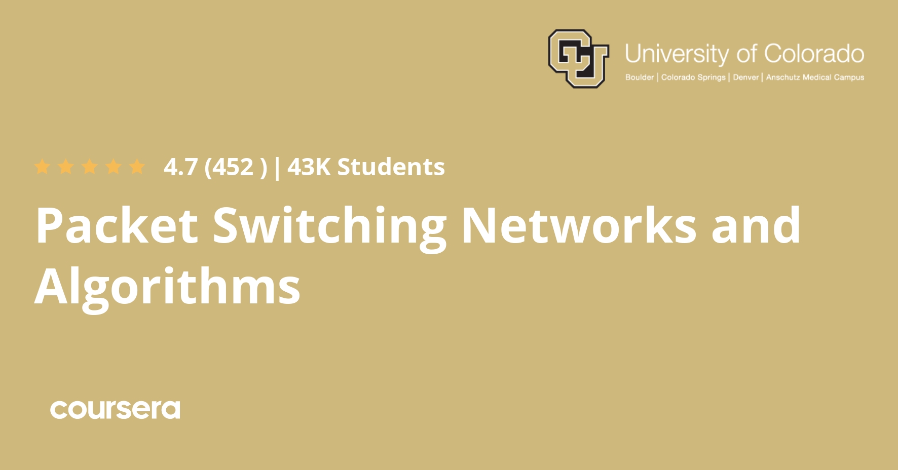 Packet Switching Networks and Algorithms | Coursera