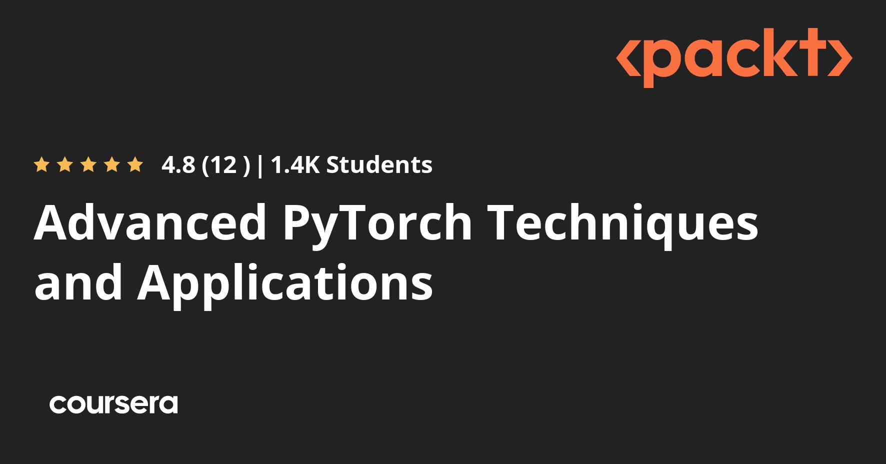 Advanced PyTorch Techniques and Applications | Coursera