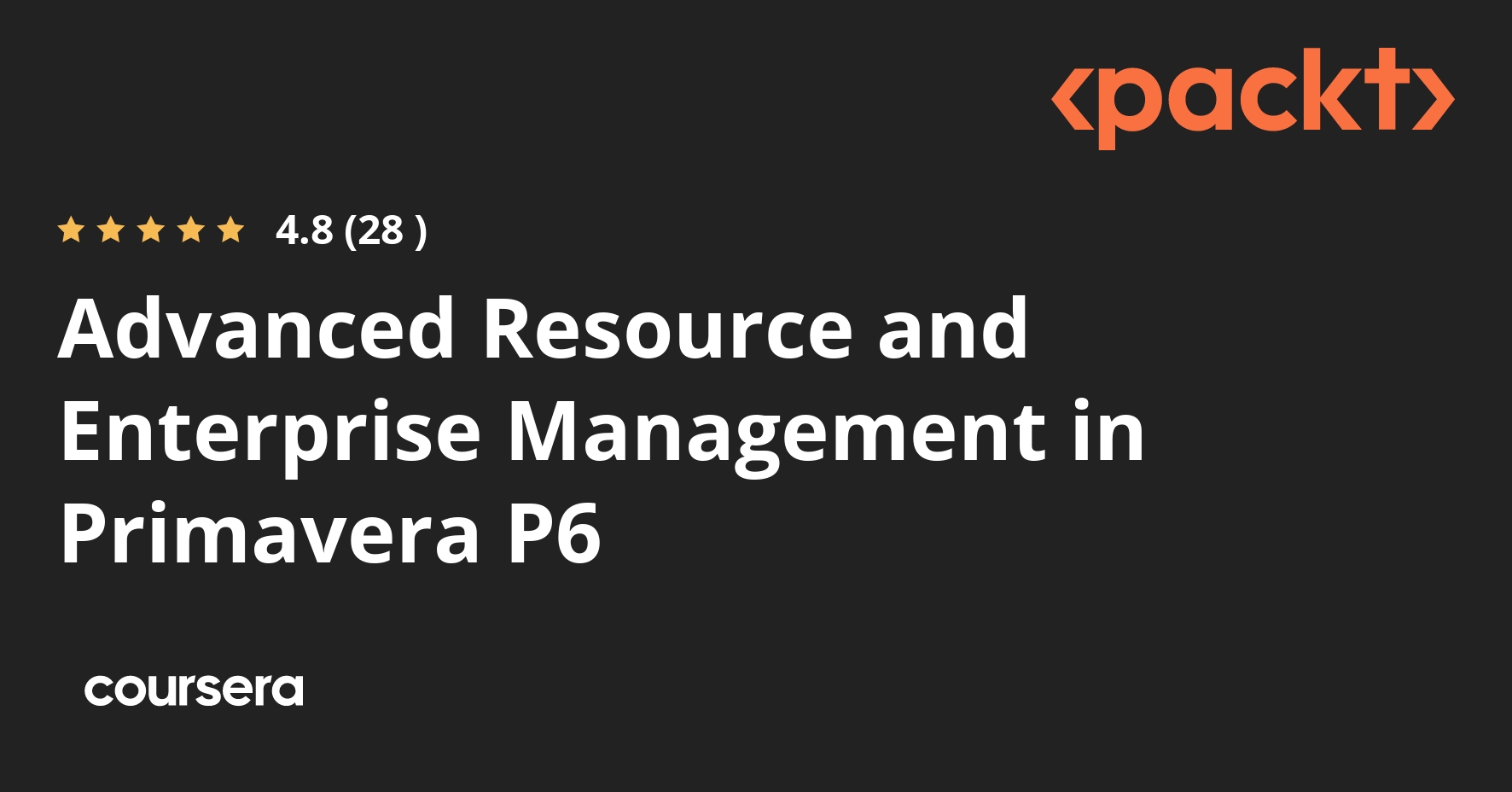 Advanced Resource and Enterprise Management in Primavera P6 | Coursera