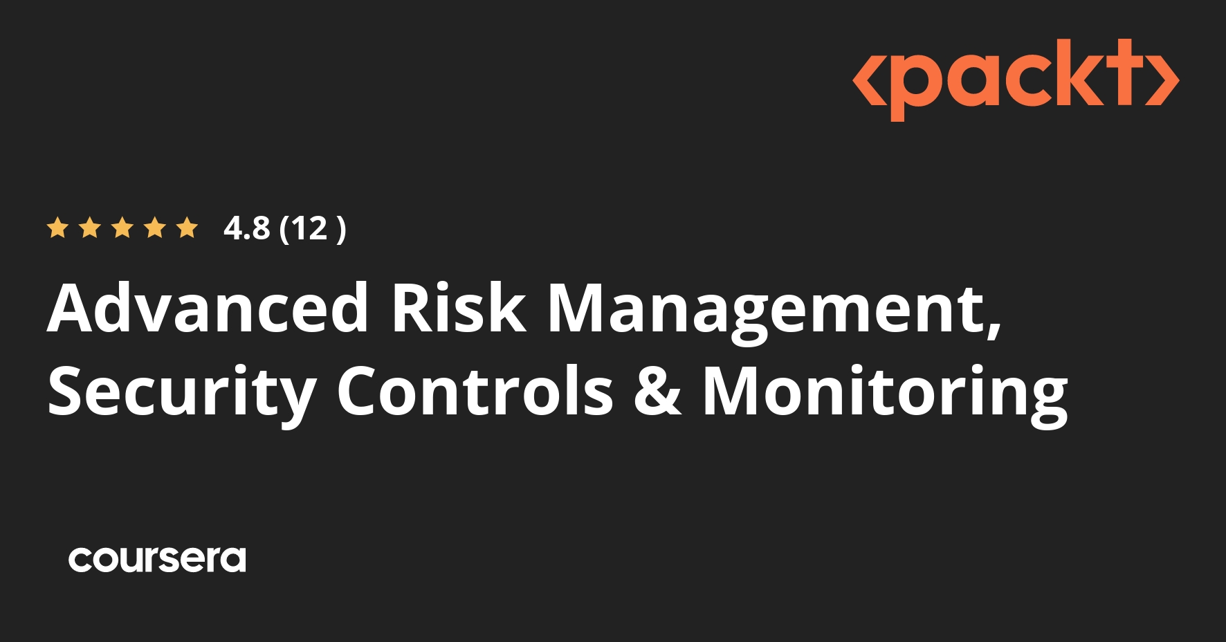 Advanced Risk Management, Security Controls & Monitoring | Coursera