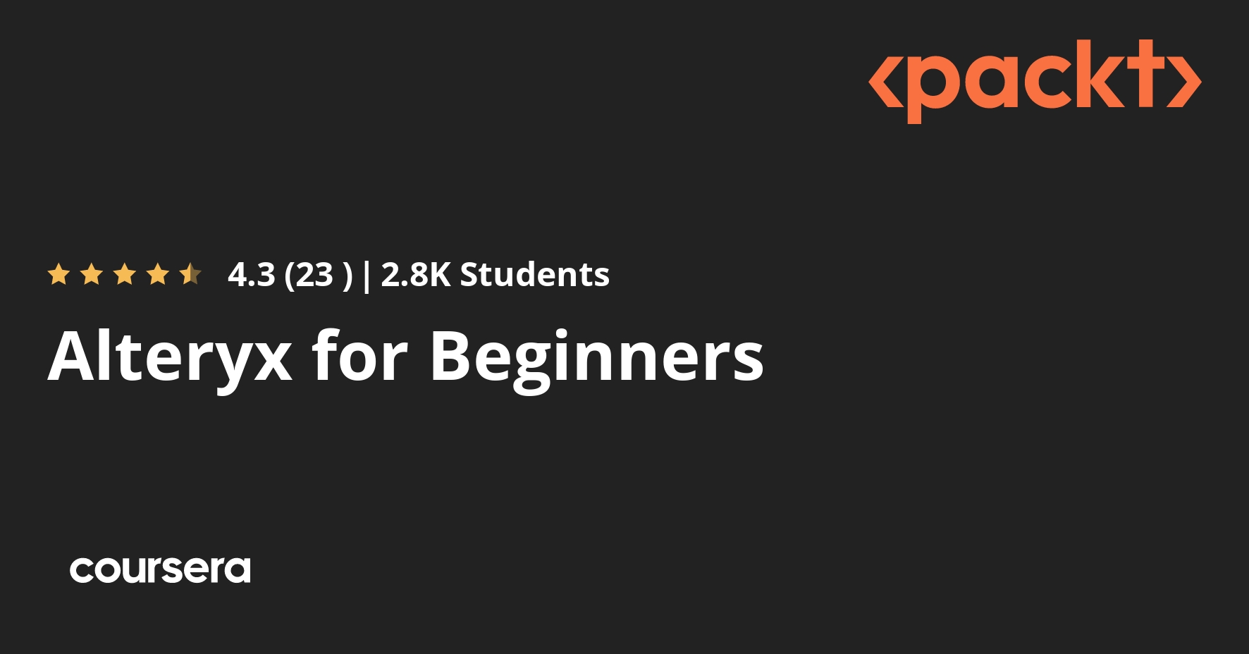 Alteryx for Beginners | Coursera