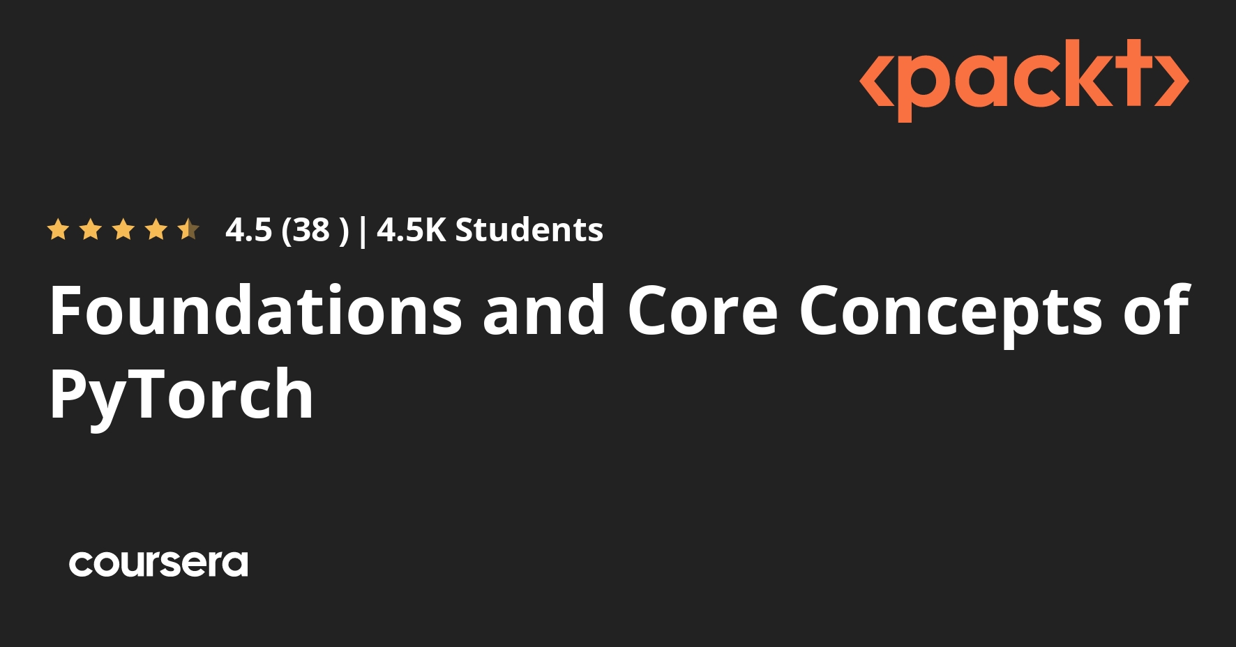Foundations and Core Concepts of PyTorch | Coursera