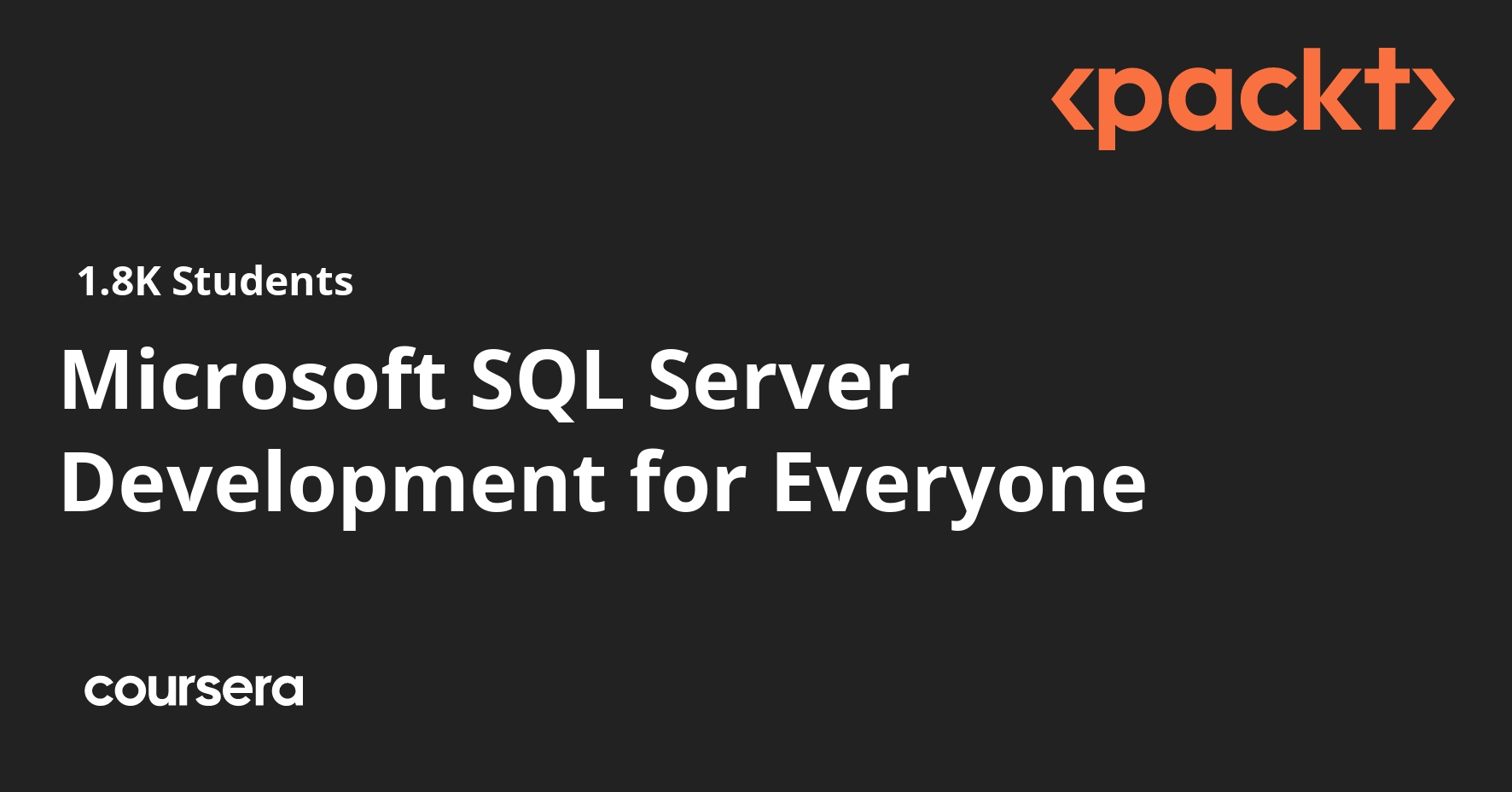 Microsoft SQL Server Development for Everyone | Coursera