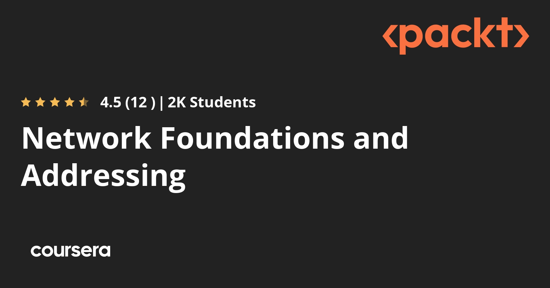 Network Foundations and Addressing | Coursera