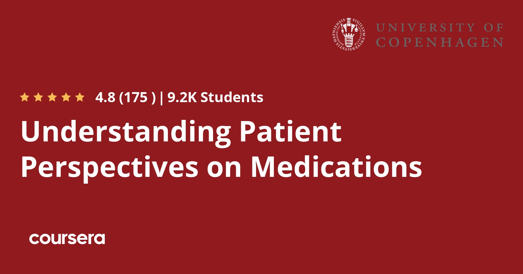 Understanding Patient Perspectives on Medications | Coursera