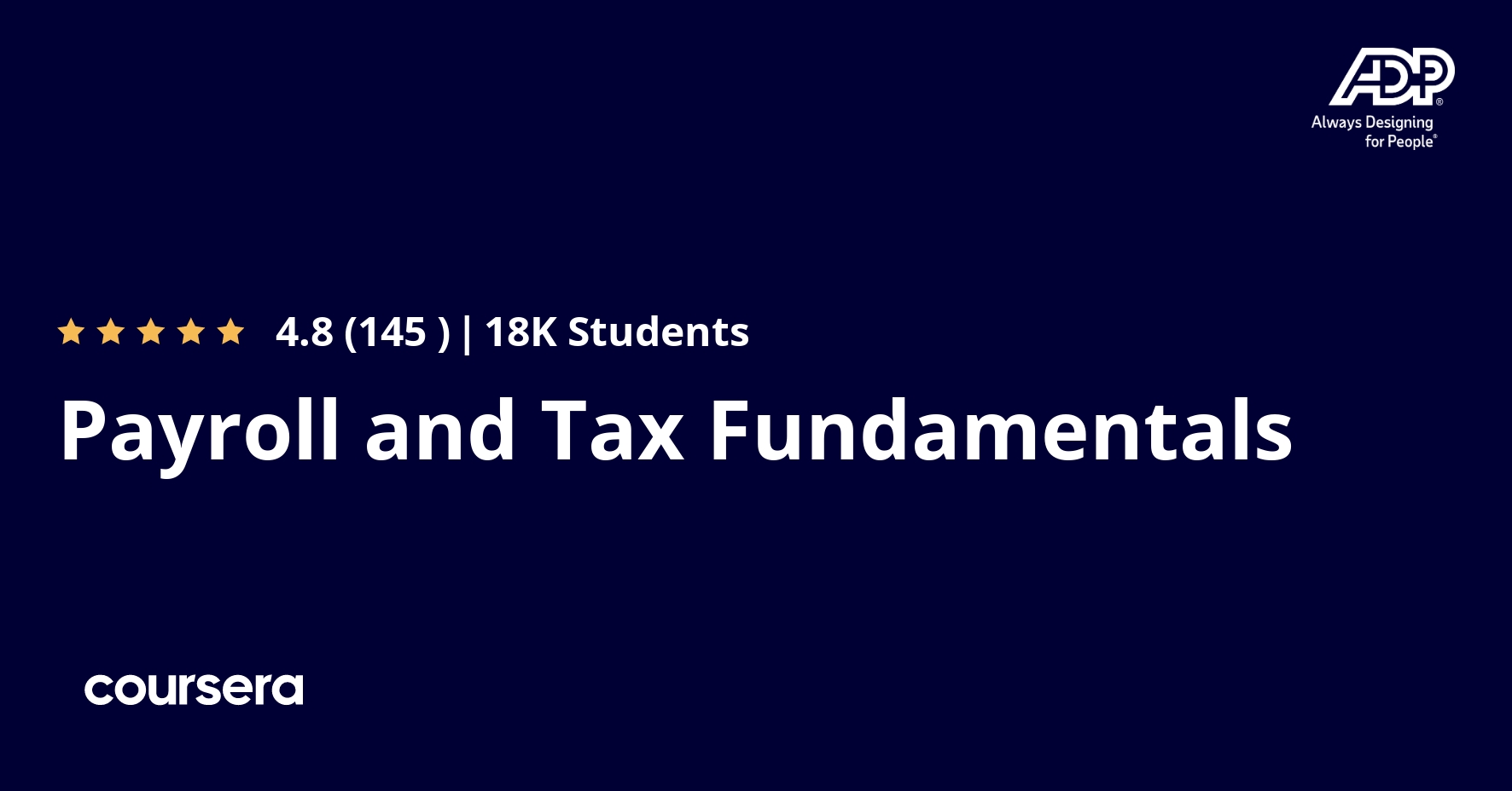 Payroll and Tax Fundamentals | Coursera