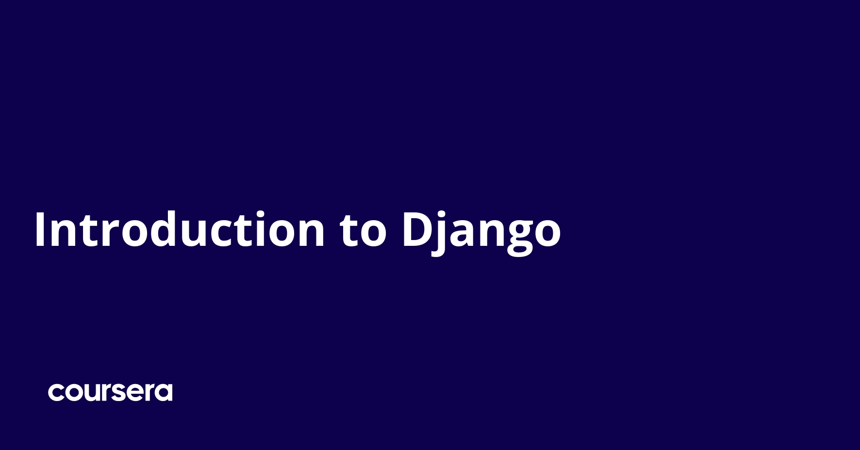 Introduction to Django | Coursera