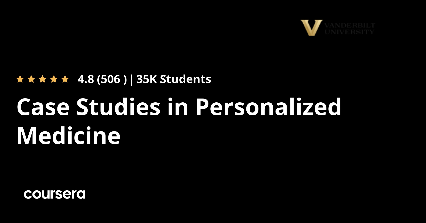 Case Studies in Personalized Medicine | Coursera