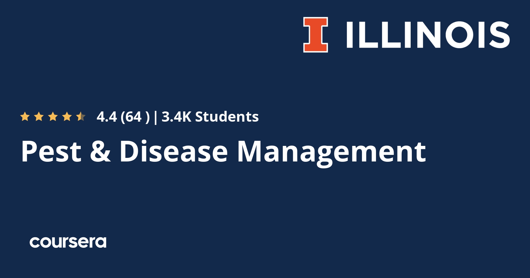 Pest & Disease Management | Coursera
