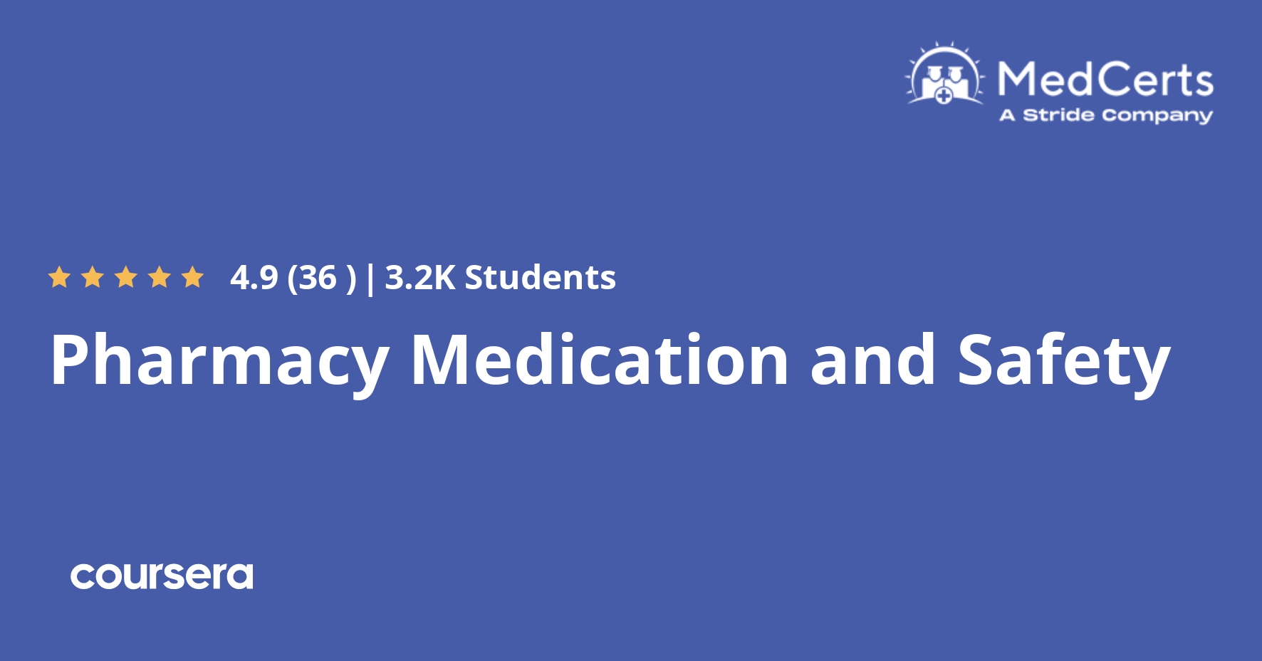 Pharmacy Medication and Safety | Coursera