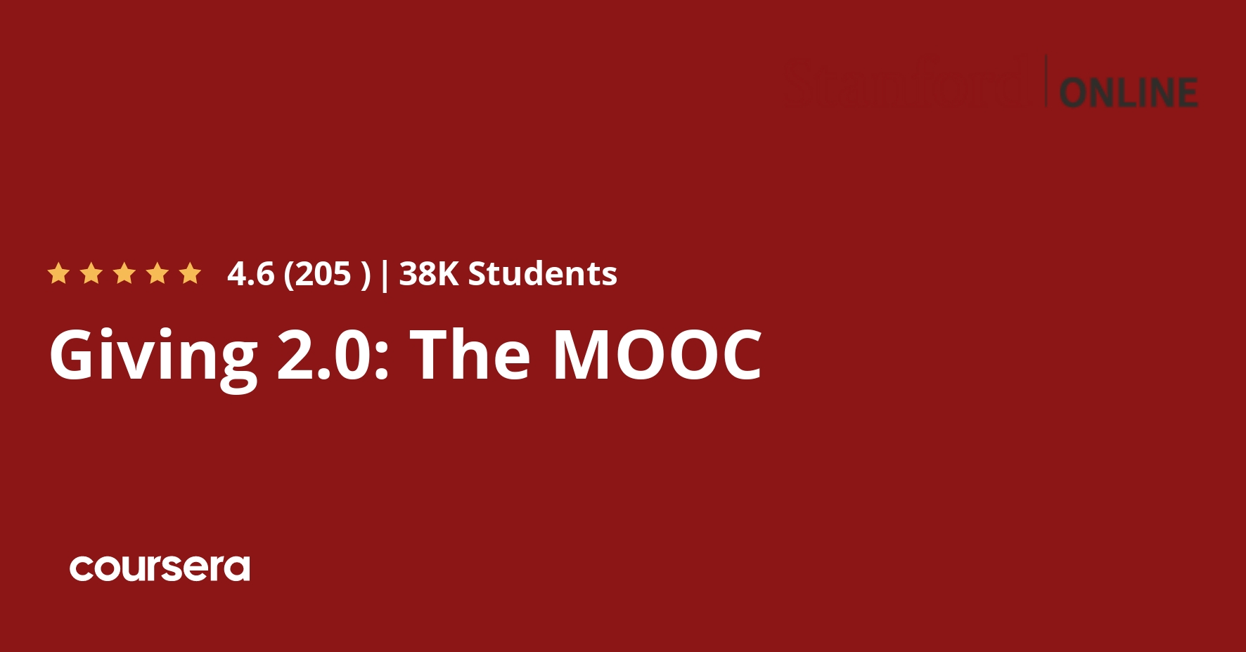 Giving 2.0: The MOOC | Coursera