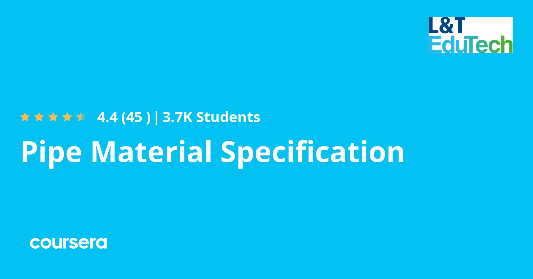 Pipe Material Specification | Coursera