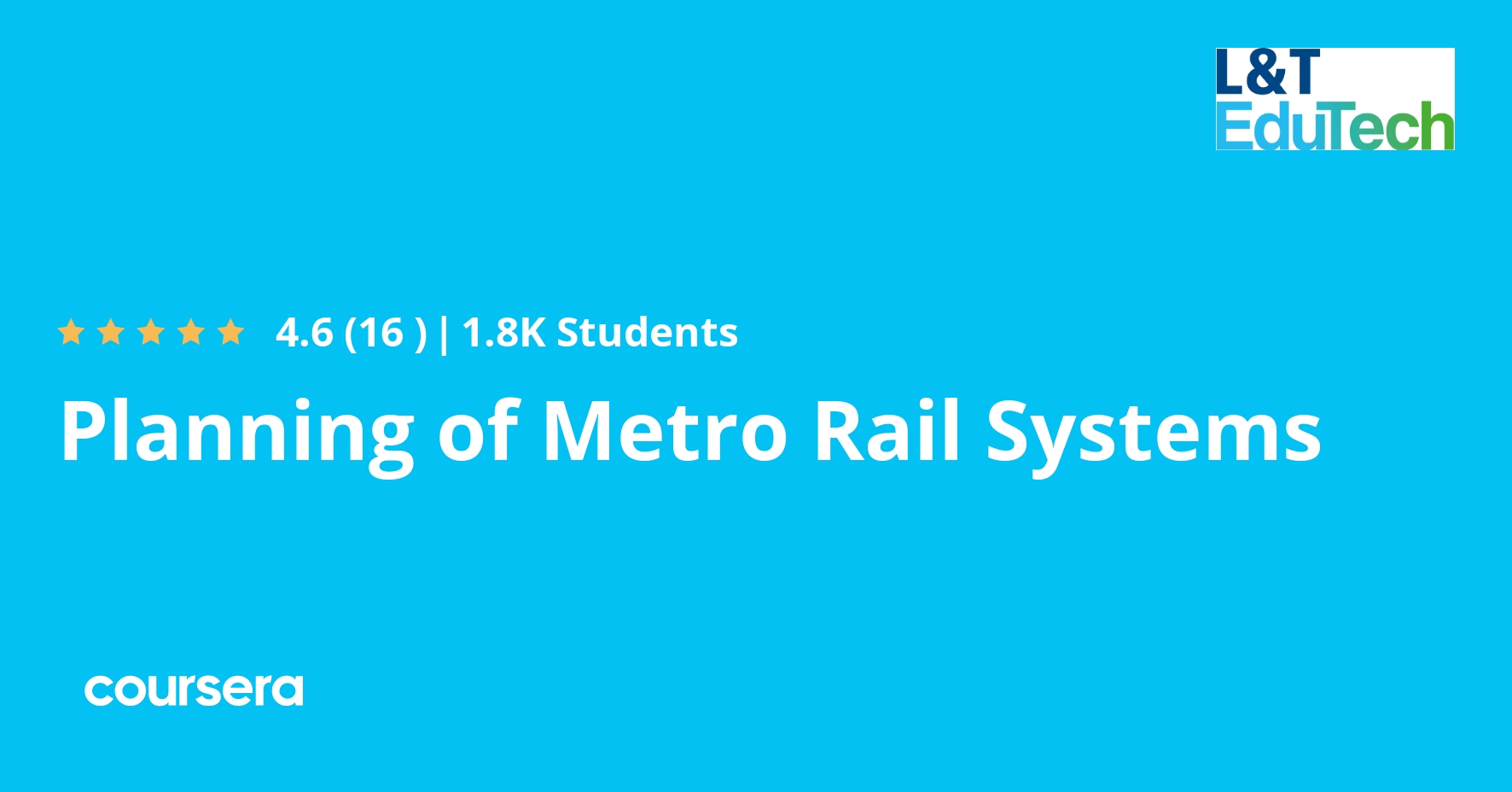 Planning of Metro Rail Systems | Coursera
