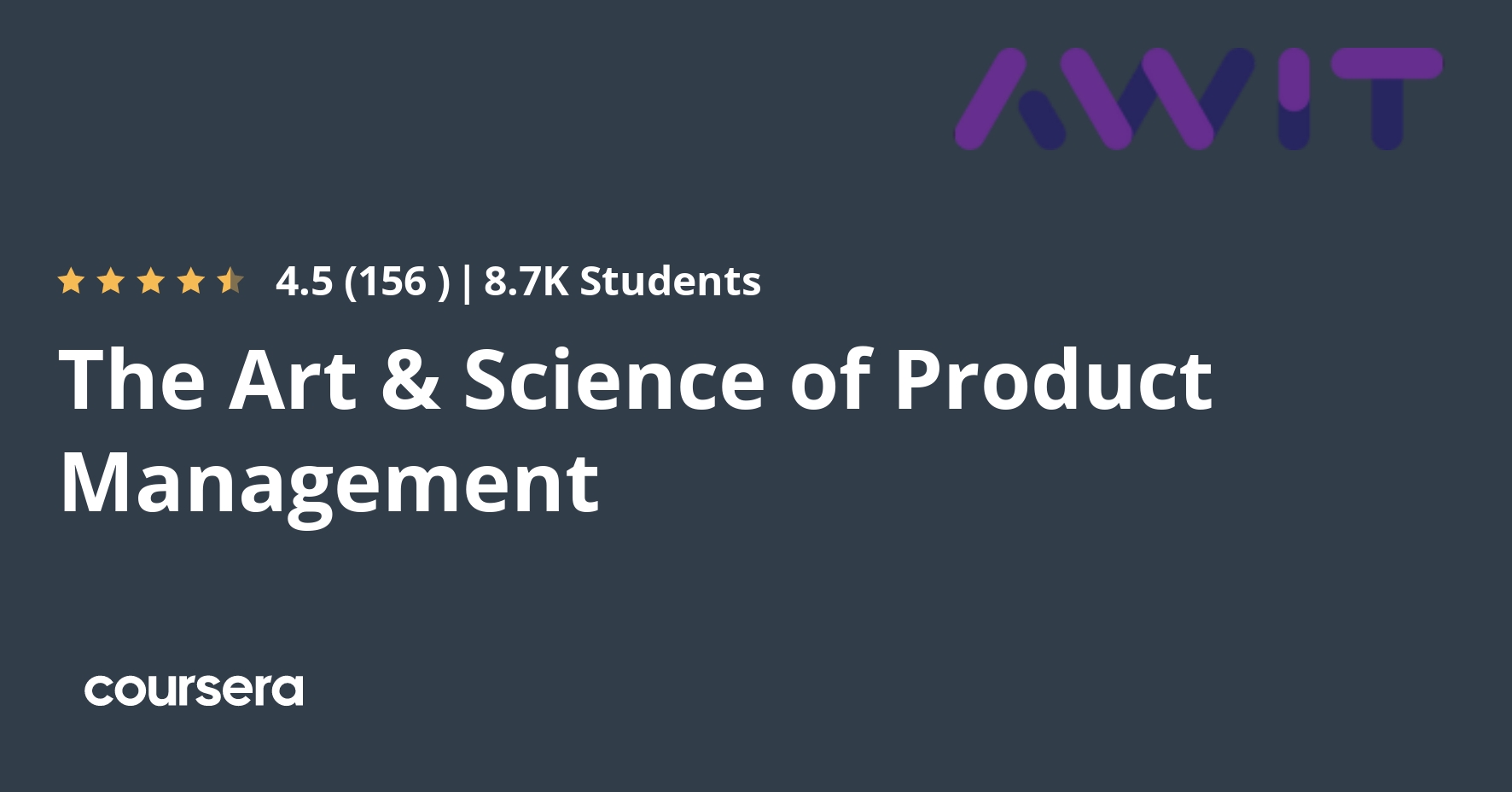 The Art & Science of Product Management | Coursera