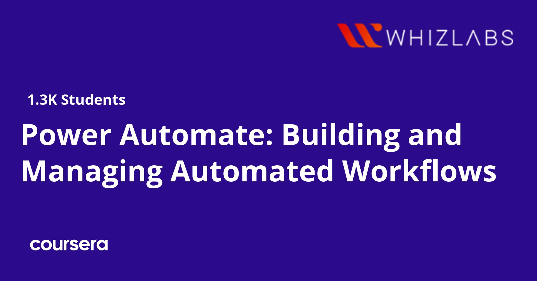 Power Automate: Building and Managing Automated Workflows | Coursera