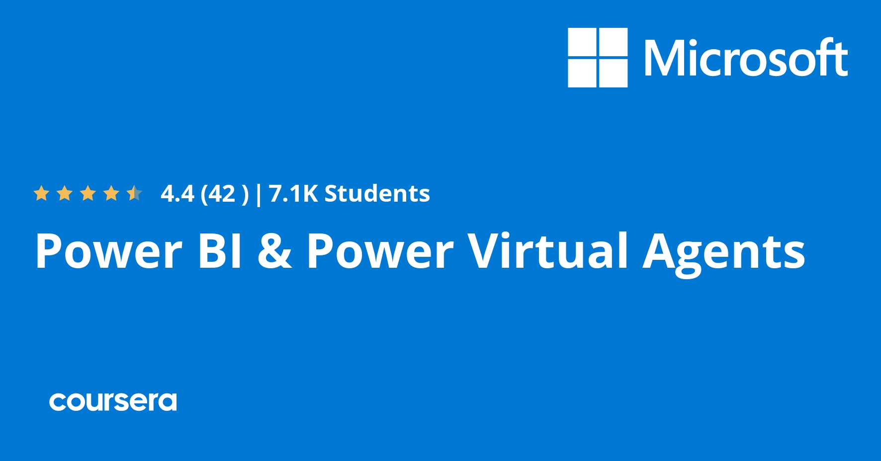 Power BI & Power Virtual Agents | Coursera