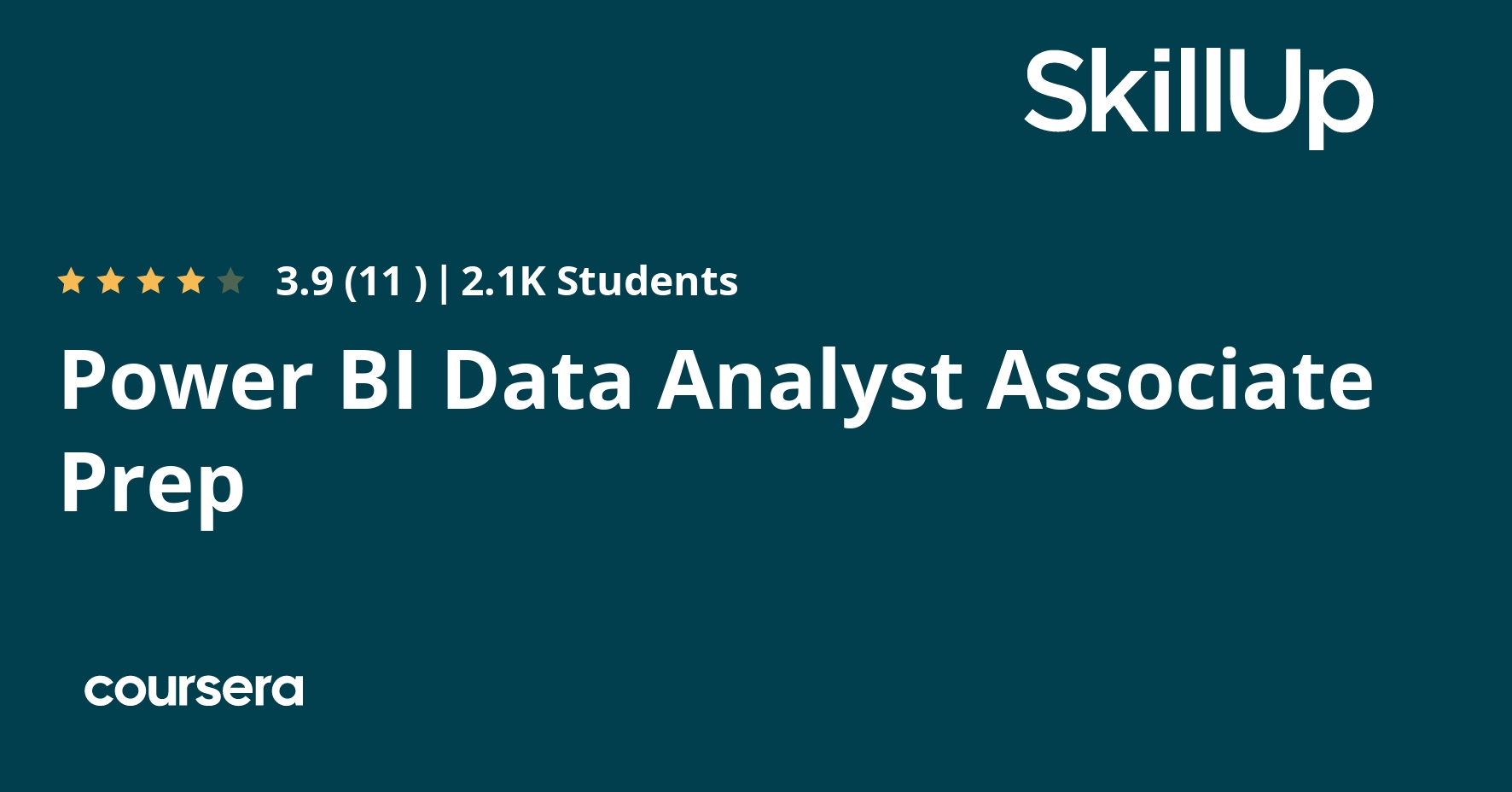 Power BI Data Analyst Associate Prep | Coursera