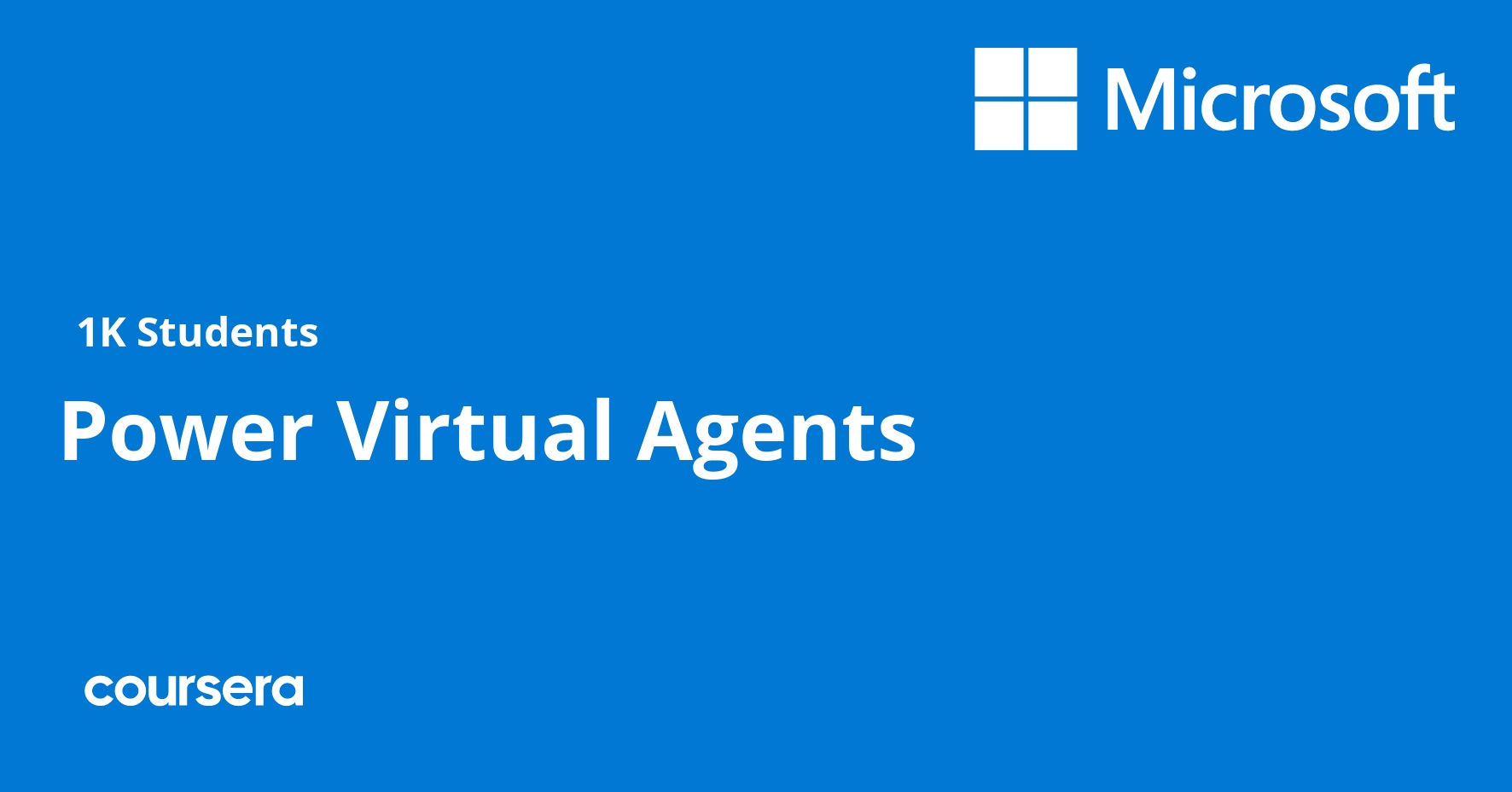 Power Virtual Agents | Coursera