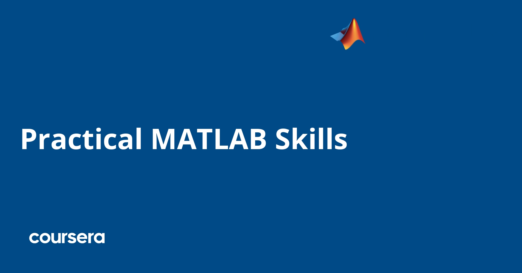 Practical MATLAB Skills | Coursera
