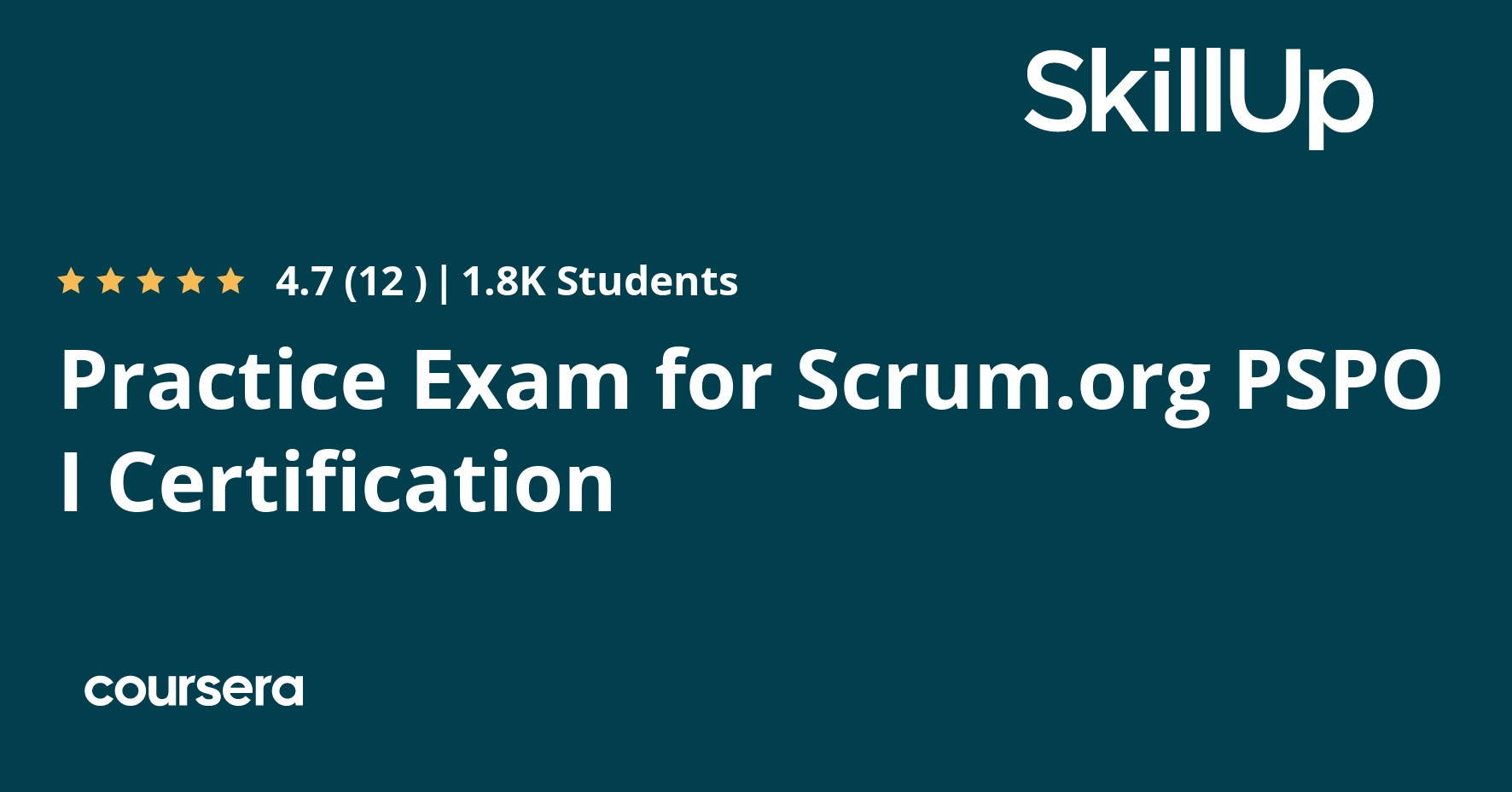 Practice Exam for Scrum.org PSPO I Certification | Coursera