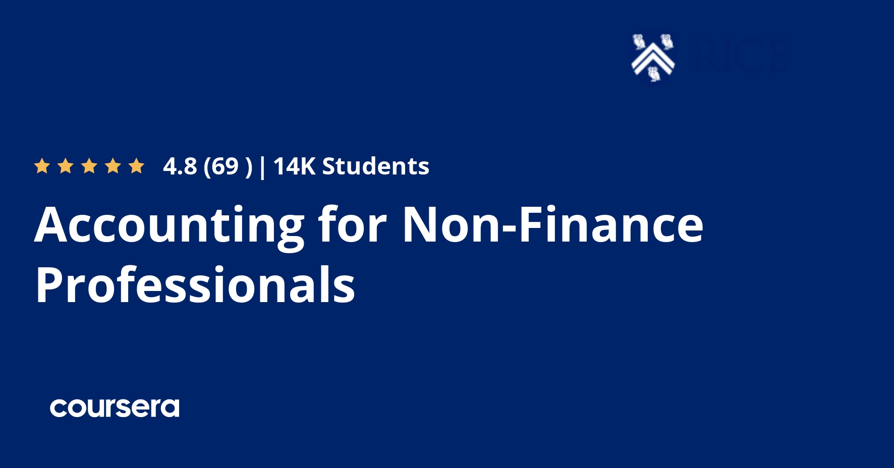 Accounting for Non-Finance Professionals | Coursera