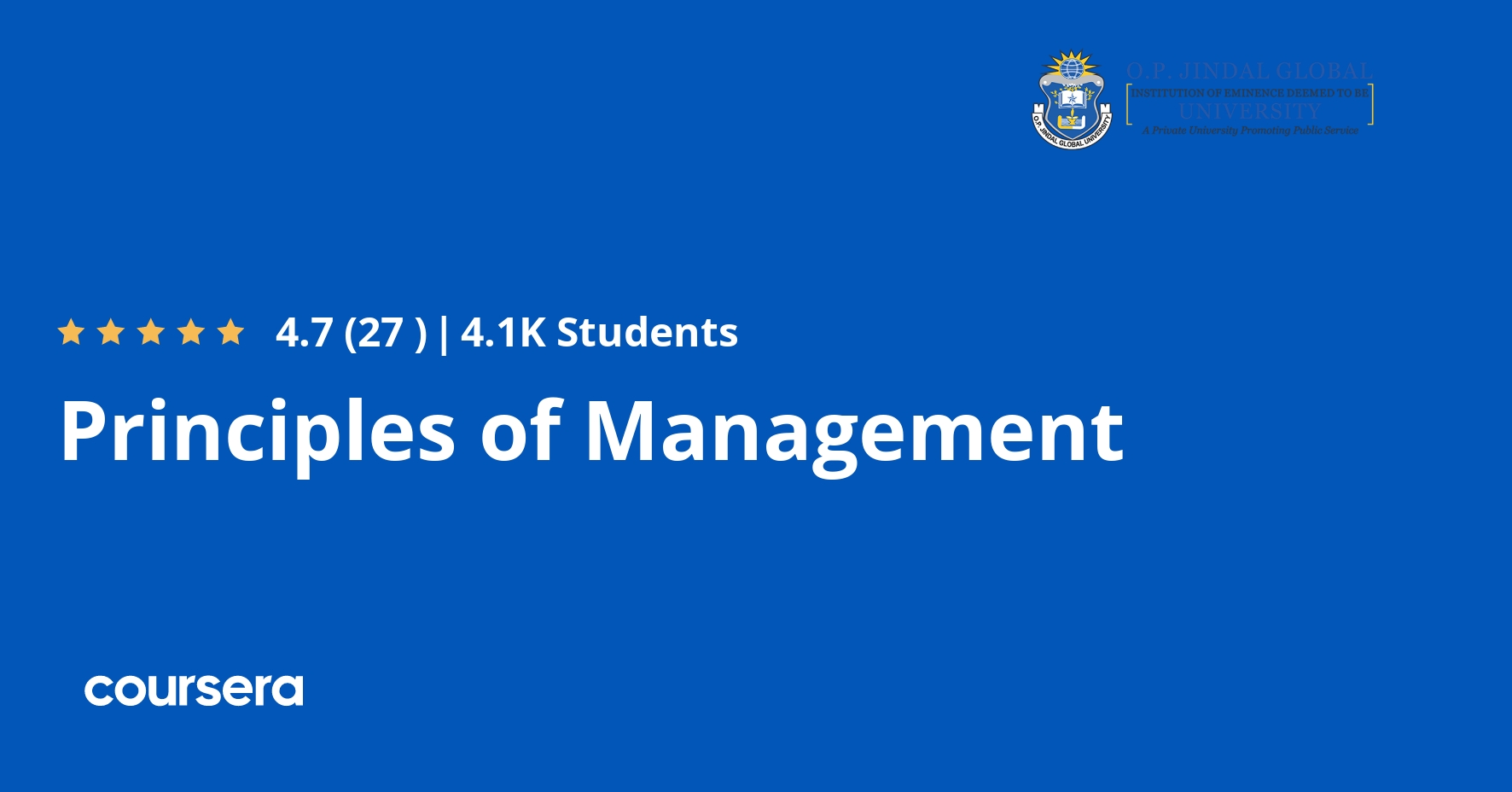 Principle Of Management Logo